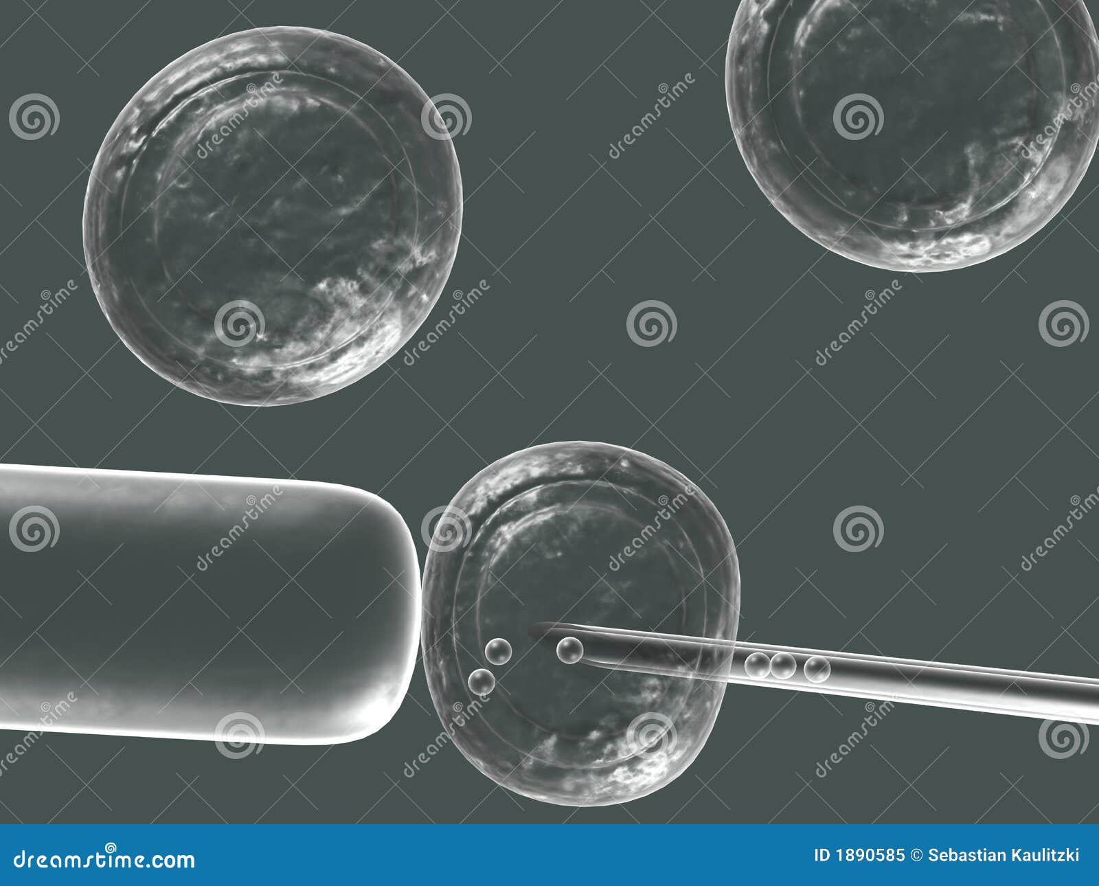 Cell injection stock illustration. Illustration of biology - 1890585