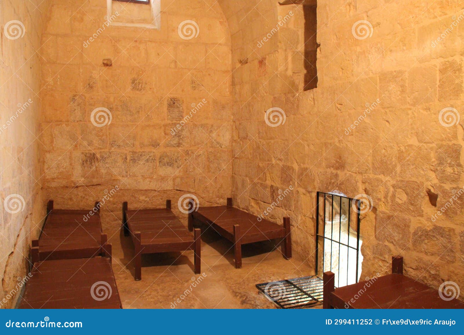 Cell at the Inquisitor’s Palace in Vittoriosa (malta) Stock Photo ...