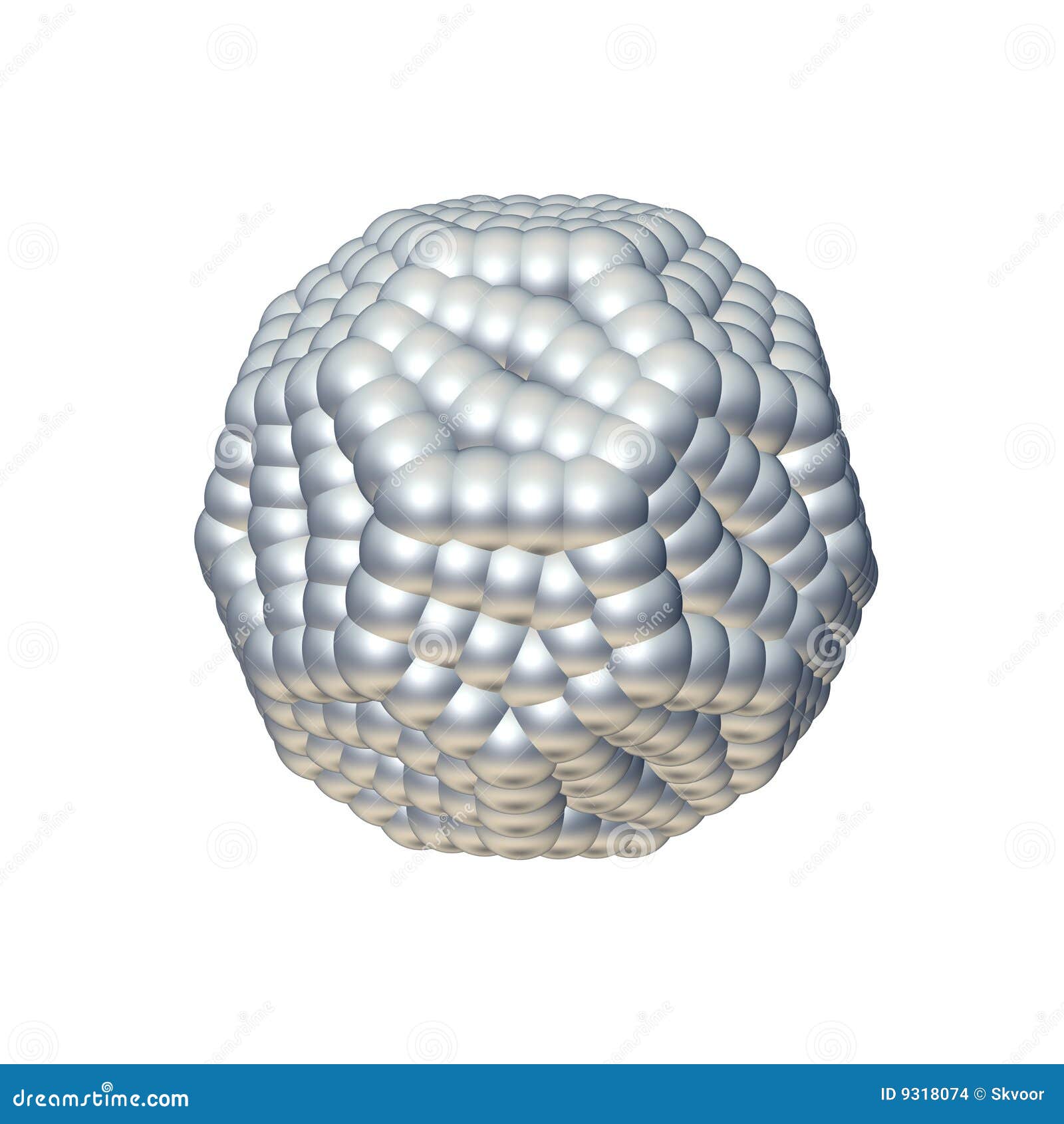 Fat Cell Isolated On White Background. Excessive Adipose Tissue Causes ...