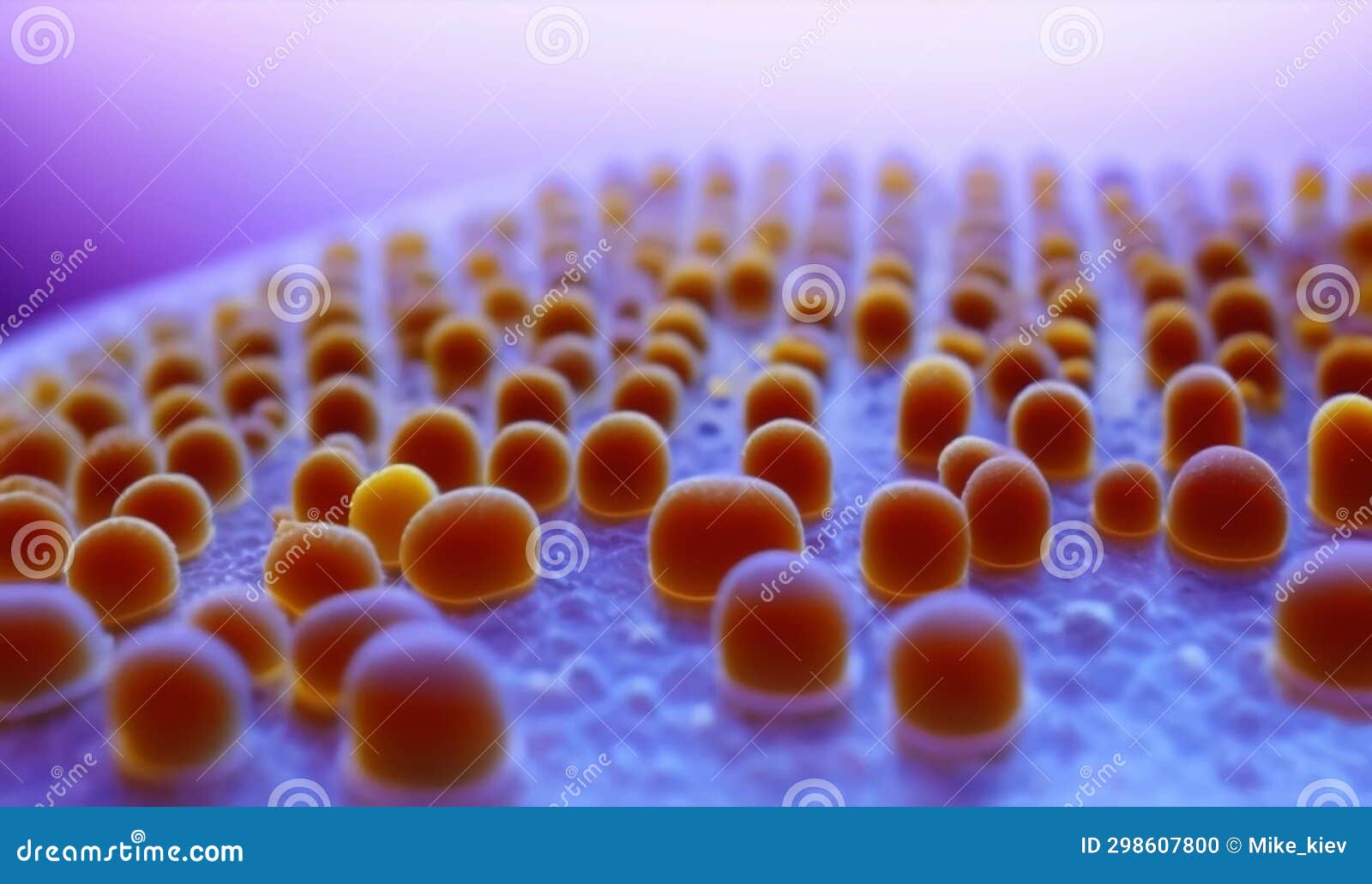Cell Life, Abstract Scientific Illustration Stock Illustration ...