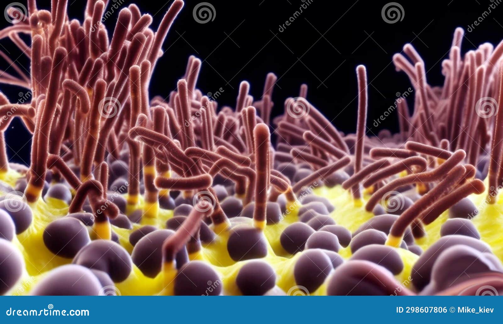Cell Life, Abstract Scientific Illustration Stock Photo - Image of live ...