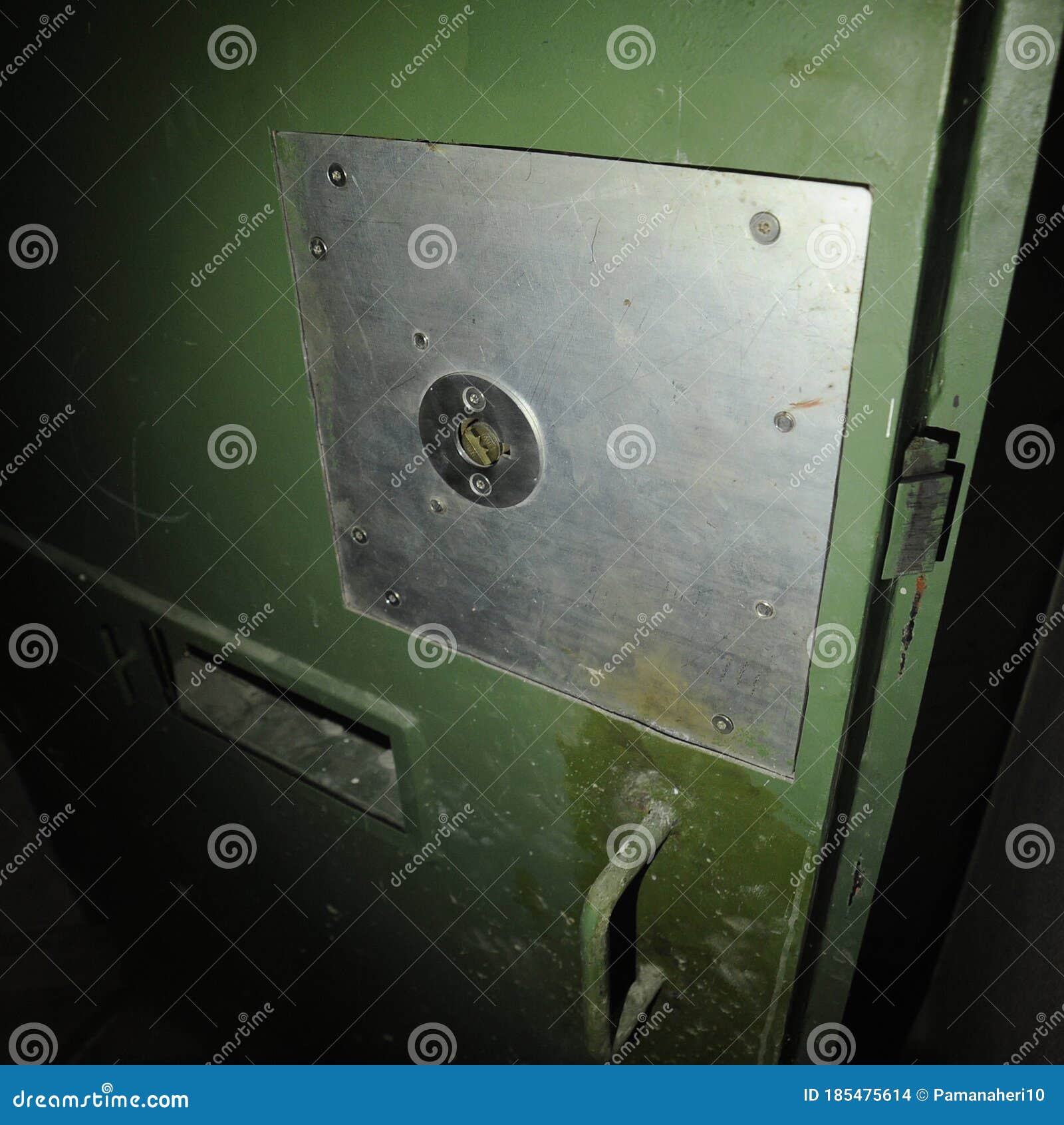 Cell Lock Locks Fitted in Door Frames Stock Photo - Image of door ...