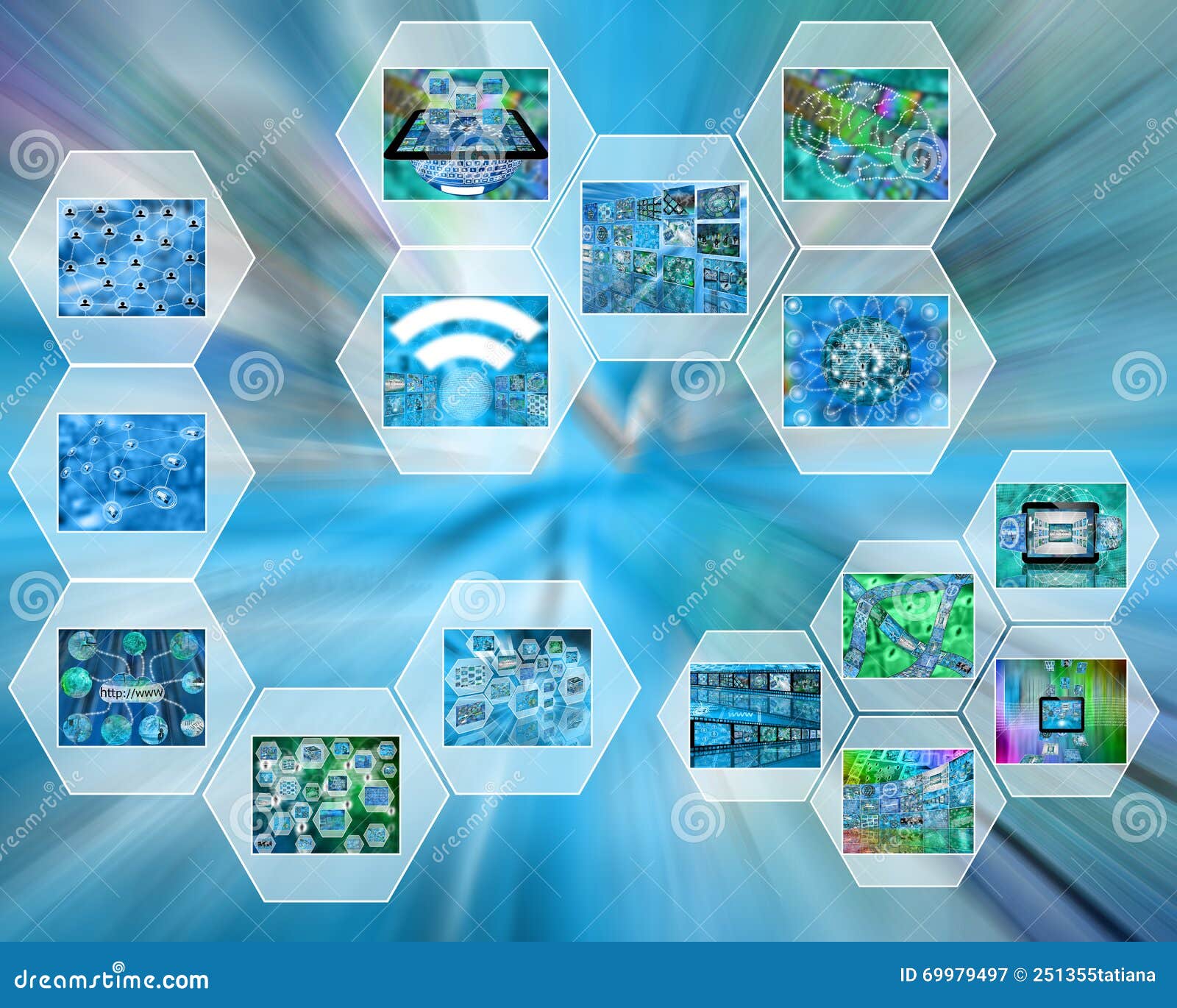 Cell stock illustration. Illustration of global, information - 69979497