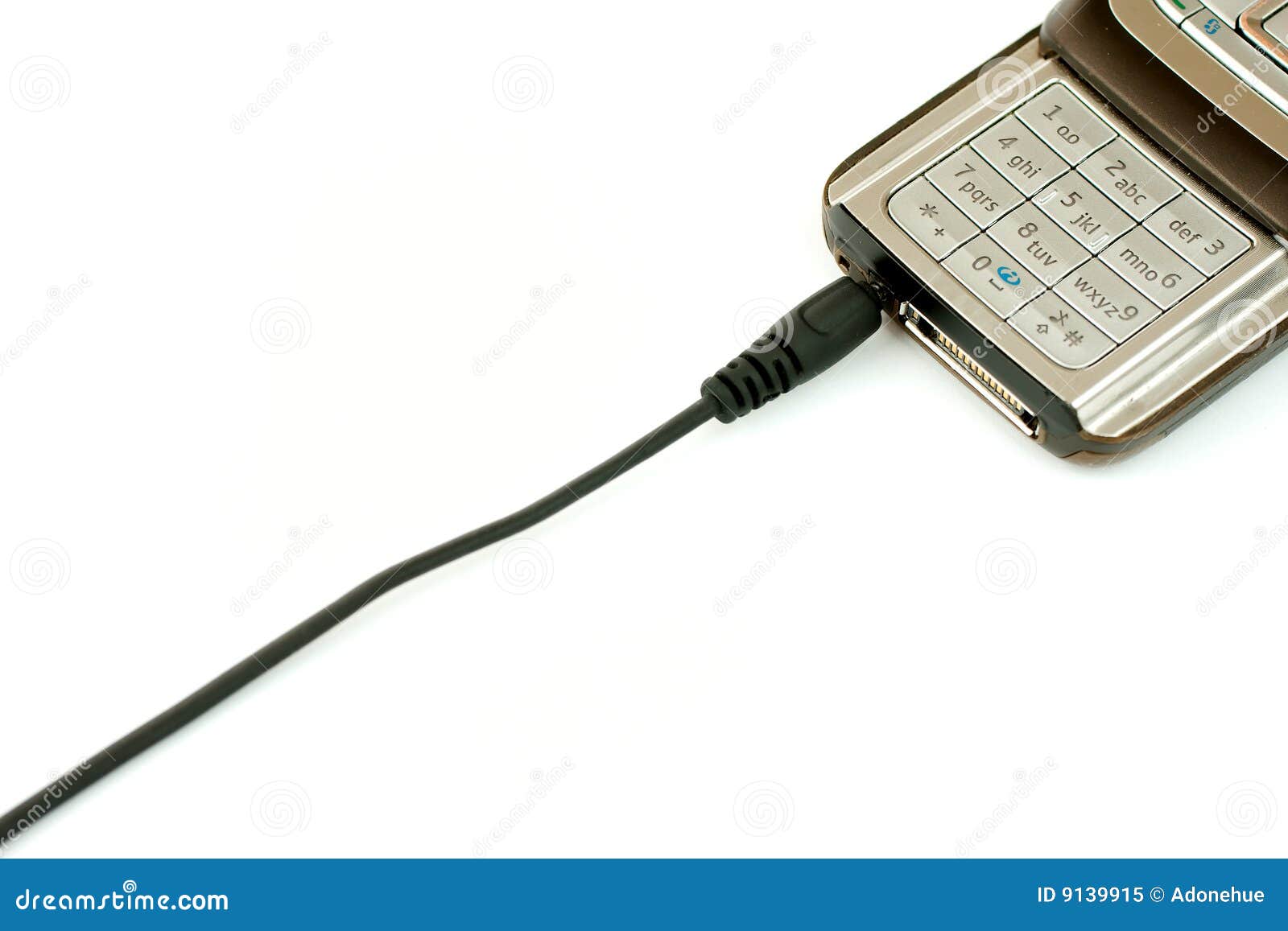 Cell or Mobile Phone Being Charged Stock Image - Image of recharge ...