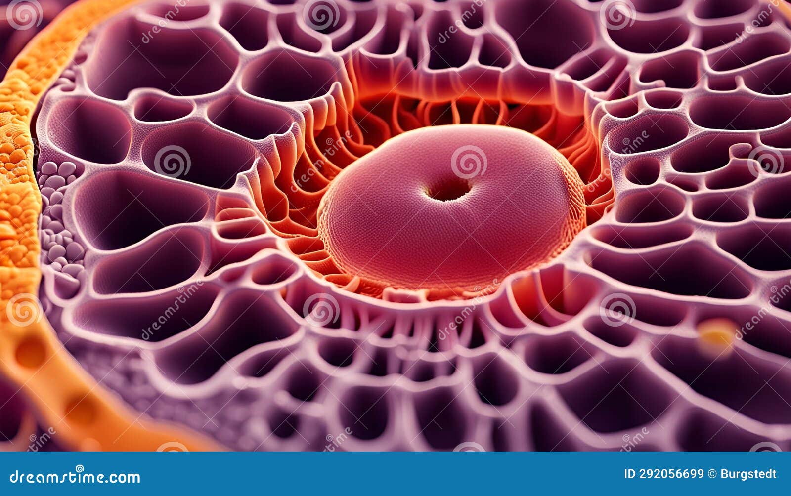 Mitosis Of Plasma Field With Particles Black And White Texture Royalty ...