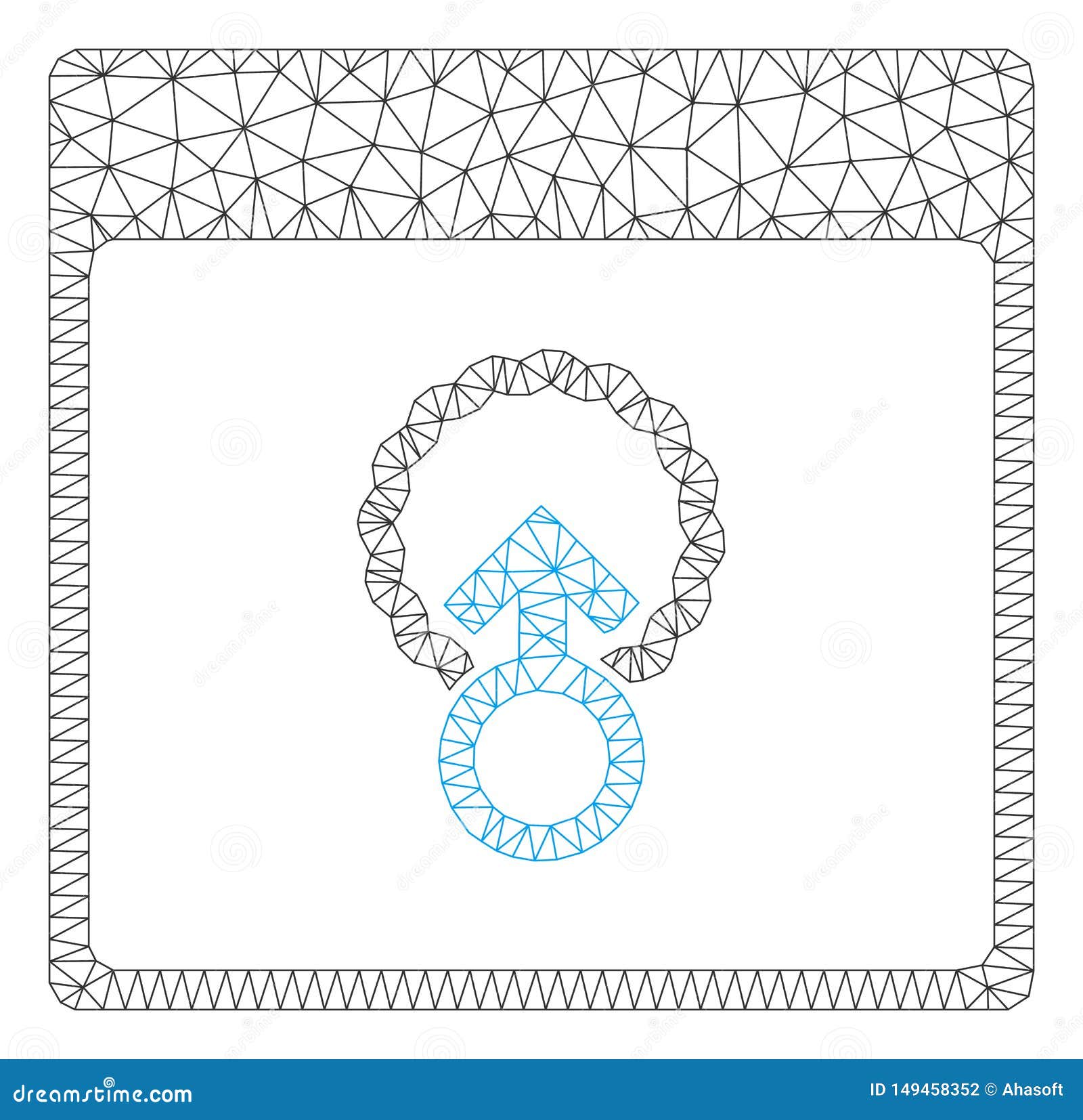 Cell Penetration Calendar Page Polygonal Frame Vector Mesh Illustration ... Cell Penetration Calendar Page Polygonal Frame Vector Mesh Illustration ...