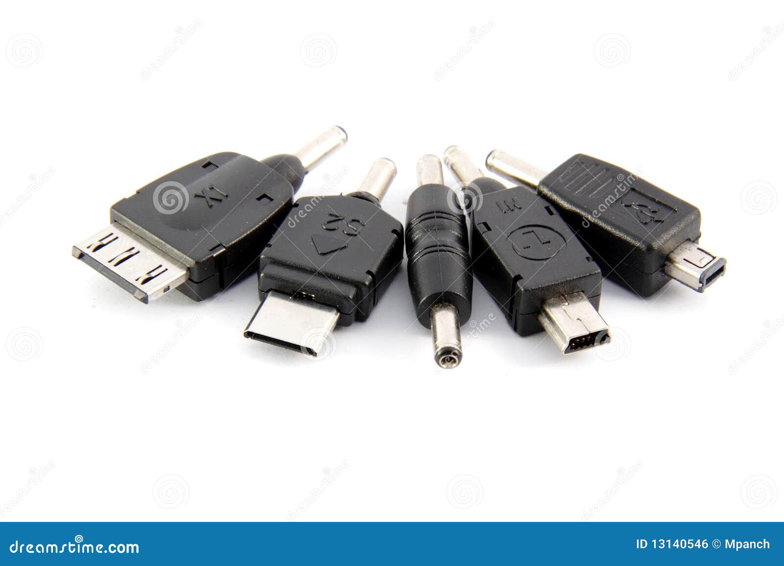 Cell phone adapters stock photo. Image of jack, metal - 13140546