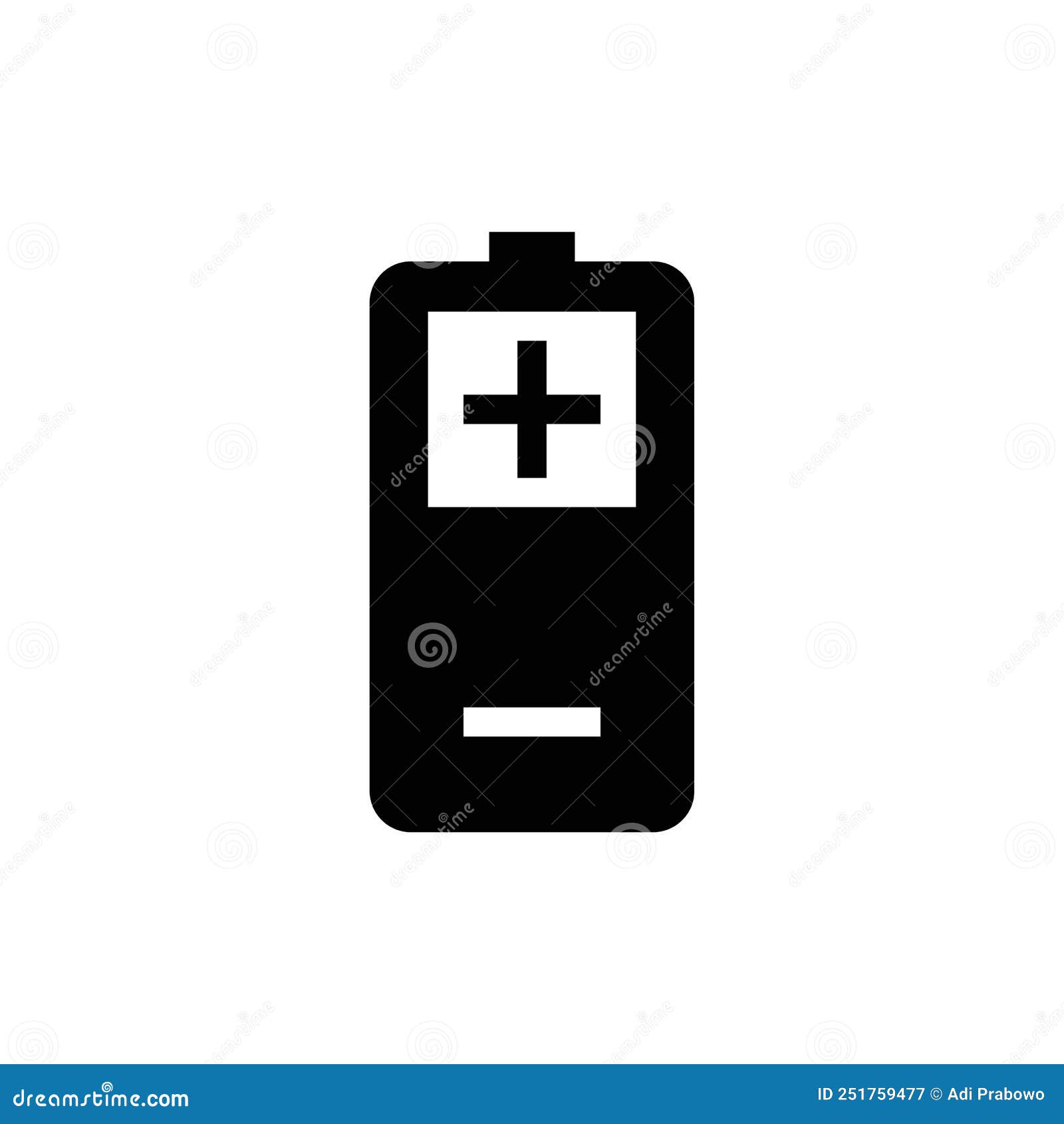 Cell Phone Battery Icon Logo Vector Design Stock Vector - Illustration ...