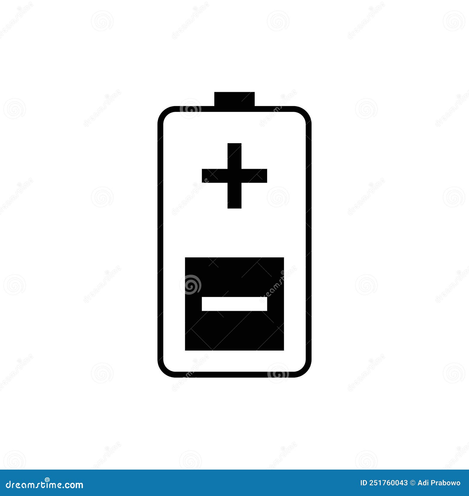 Cell Phone Battery Icon Logo Vector Design Stock Vector - Illustration ...
