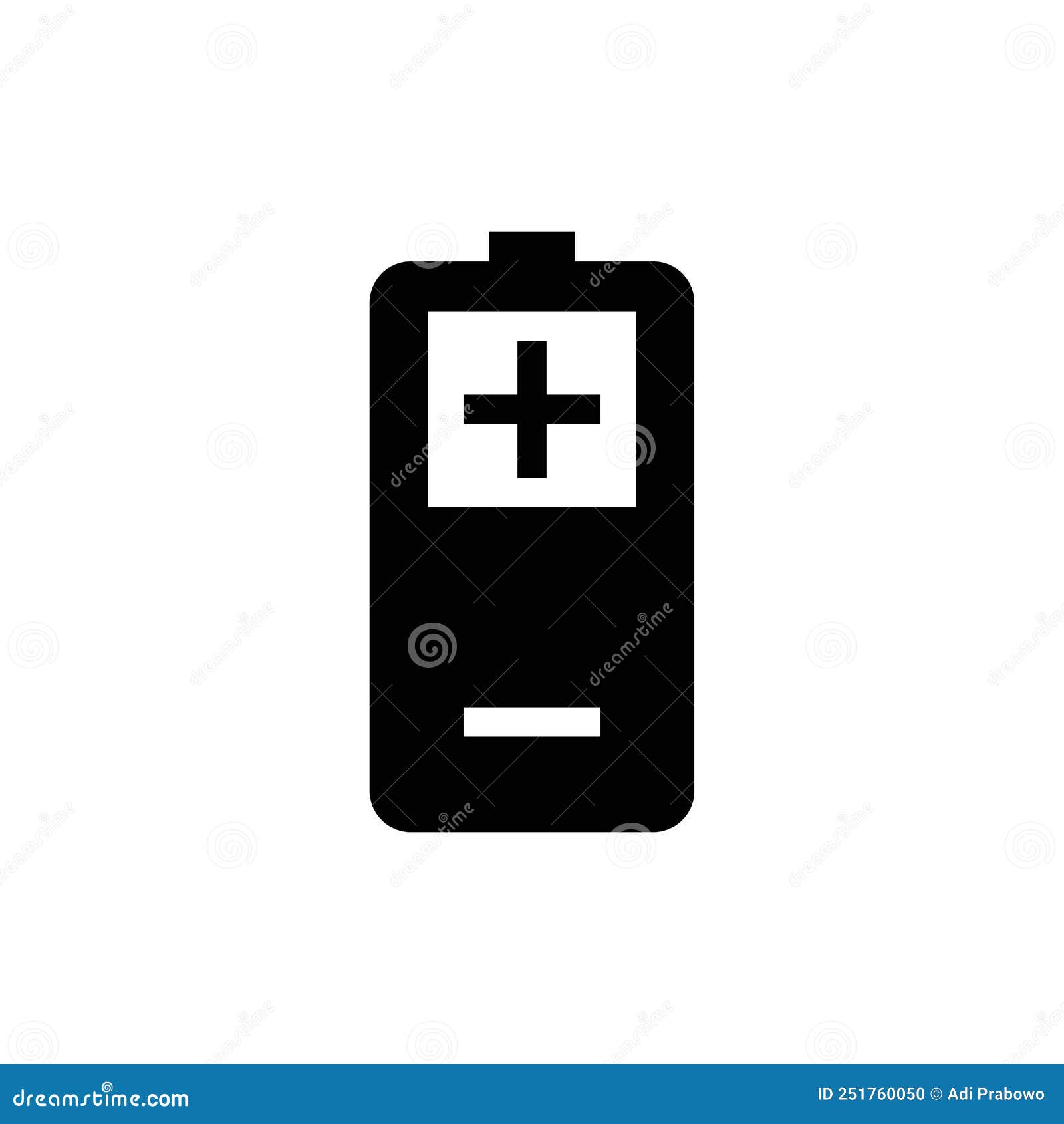 Cell Phone Battery Icon Logo Vector Design Stock Vector - Illustration ...