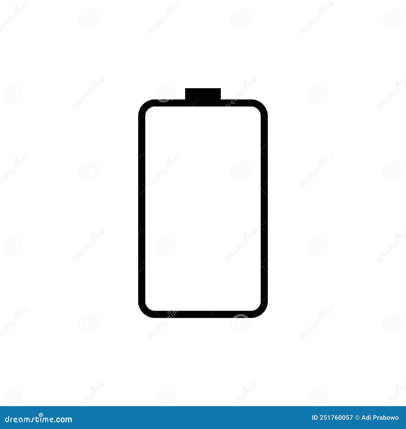 Cell Phone Battery Icon Logo Vector Design Stock Vector - Illustration ...