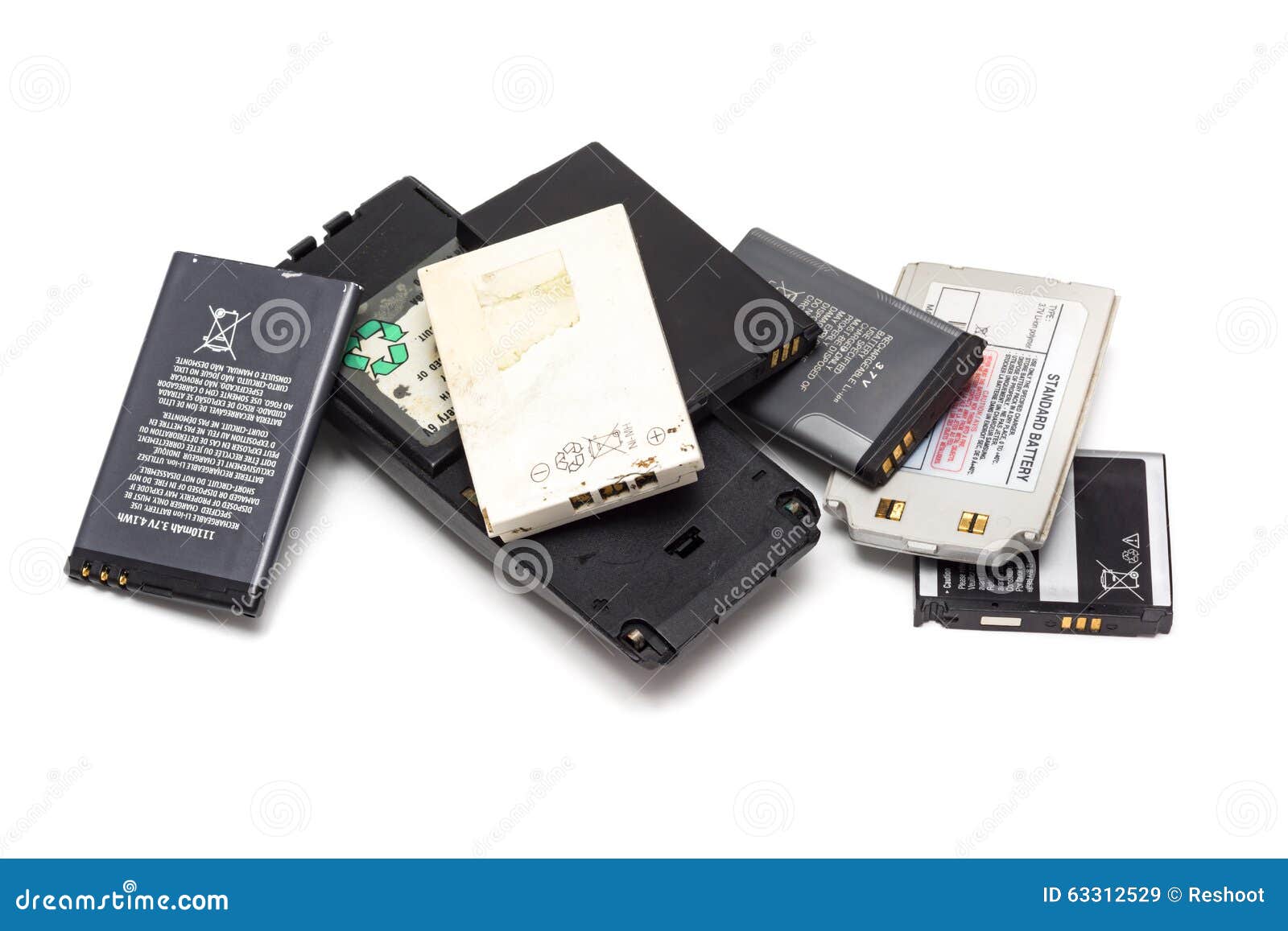 Cell phone battery stock image. Image of equipment, energy - 63312529
