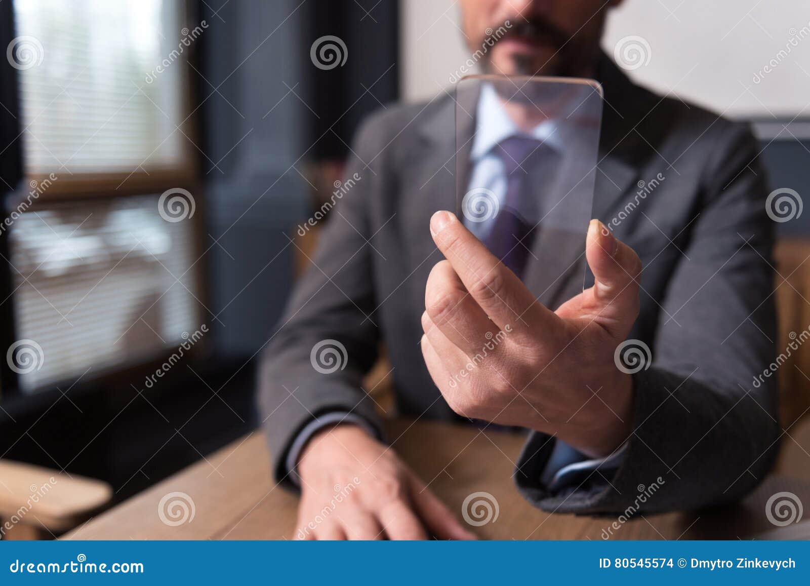 Cell Phone Being in Hands of a Businessman Stock Photo - Image of ...