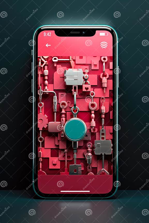 A Cell Phone with a Bunch of Keys on it. Cyber Security of Mobile ...