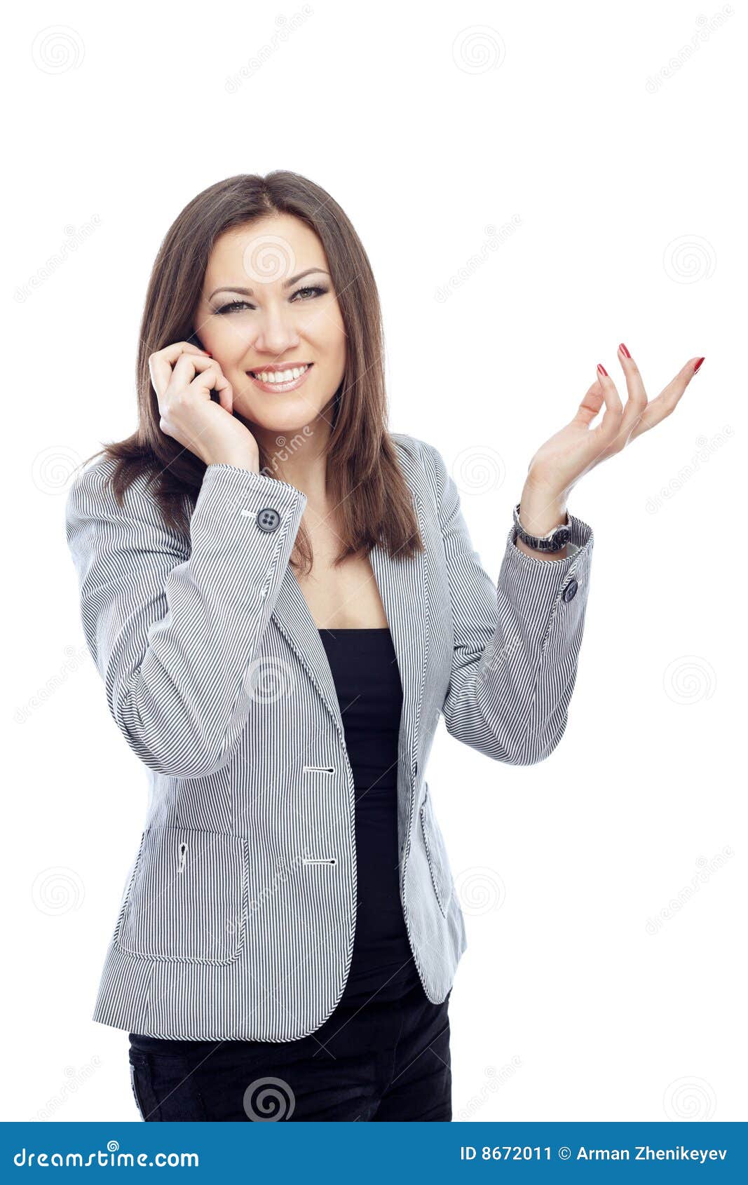 Cell phone calling stock image. Image of good, cellular - 8672011