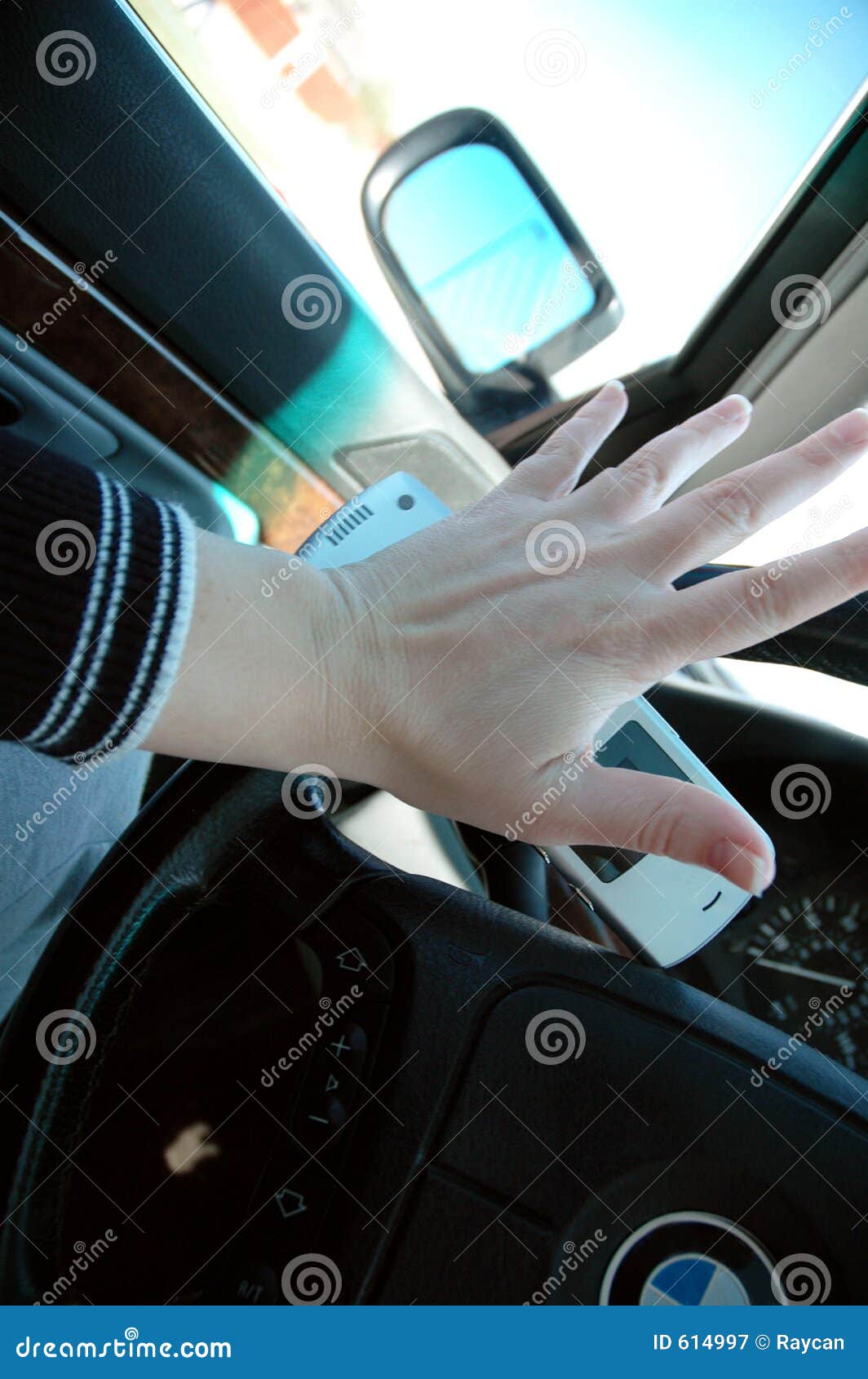 Cell Phone Car Crash stock image. Image of drive, accident - 614997