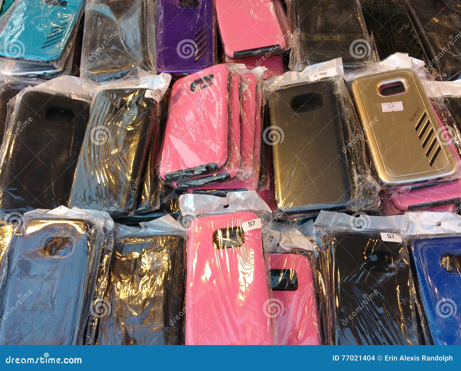 Cell Phone Cases editorial stock image. Image of lots - 77021404