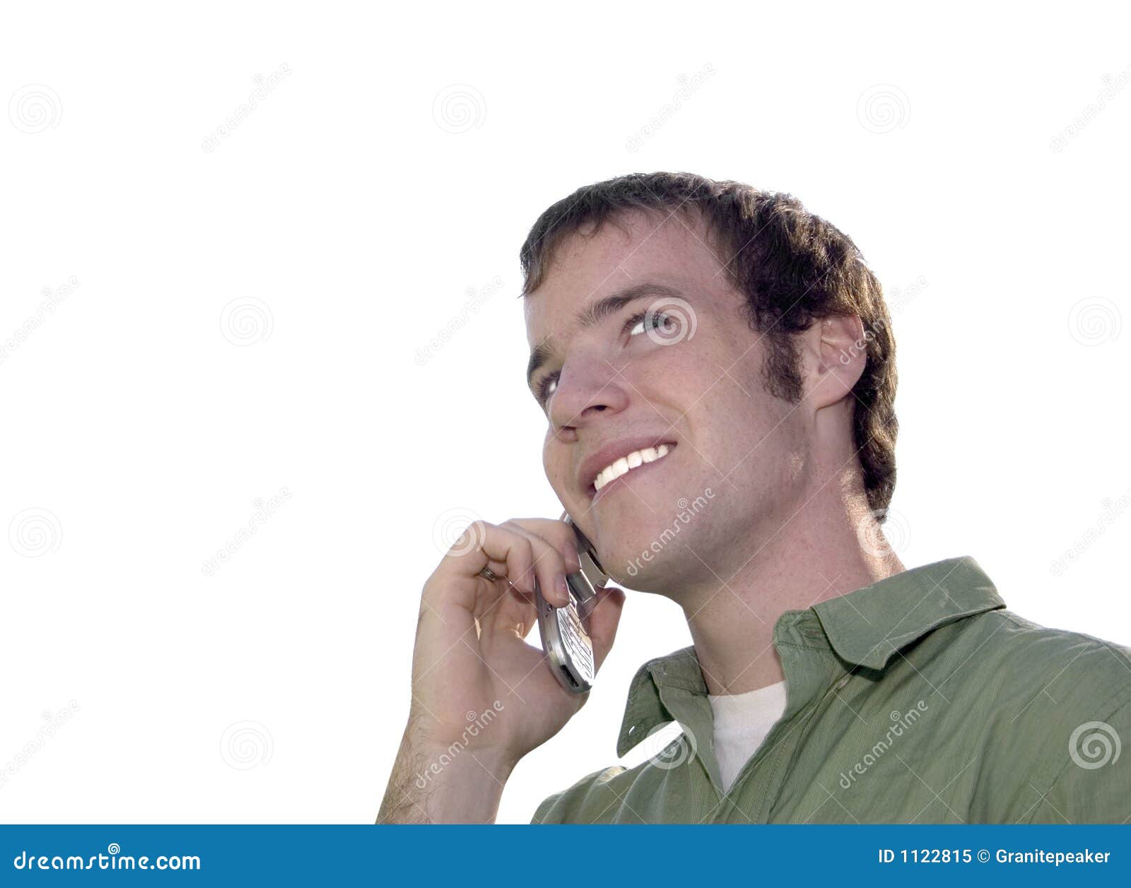 Cell Phone Conversation stock image. Image of call, cell - 1122815