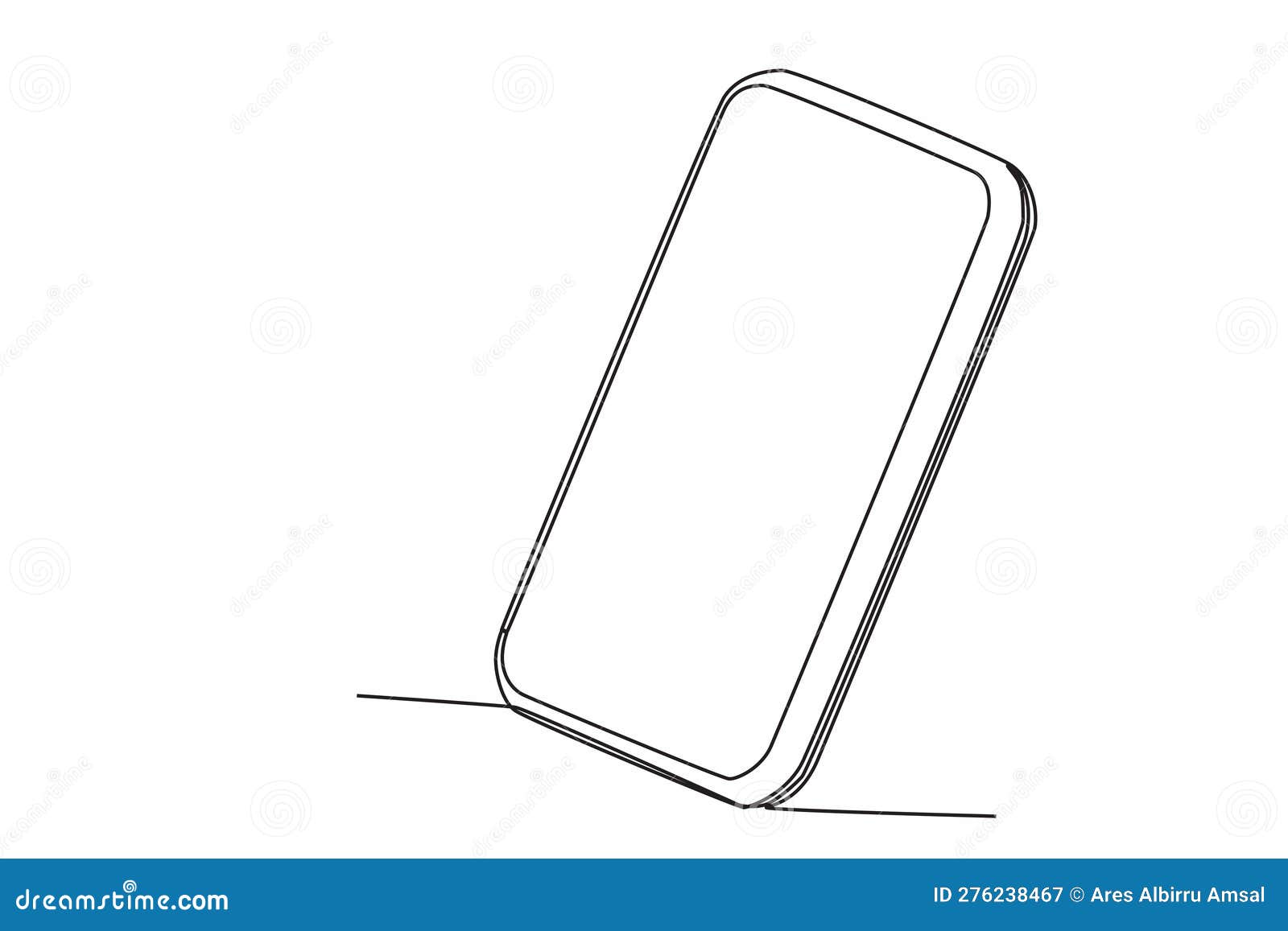 A Cell Phone Forms an Obtuse Angle Stock Vector - Illustration of ...