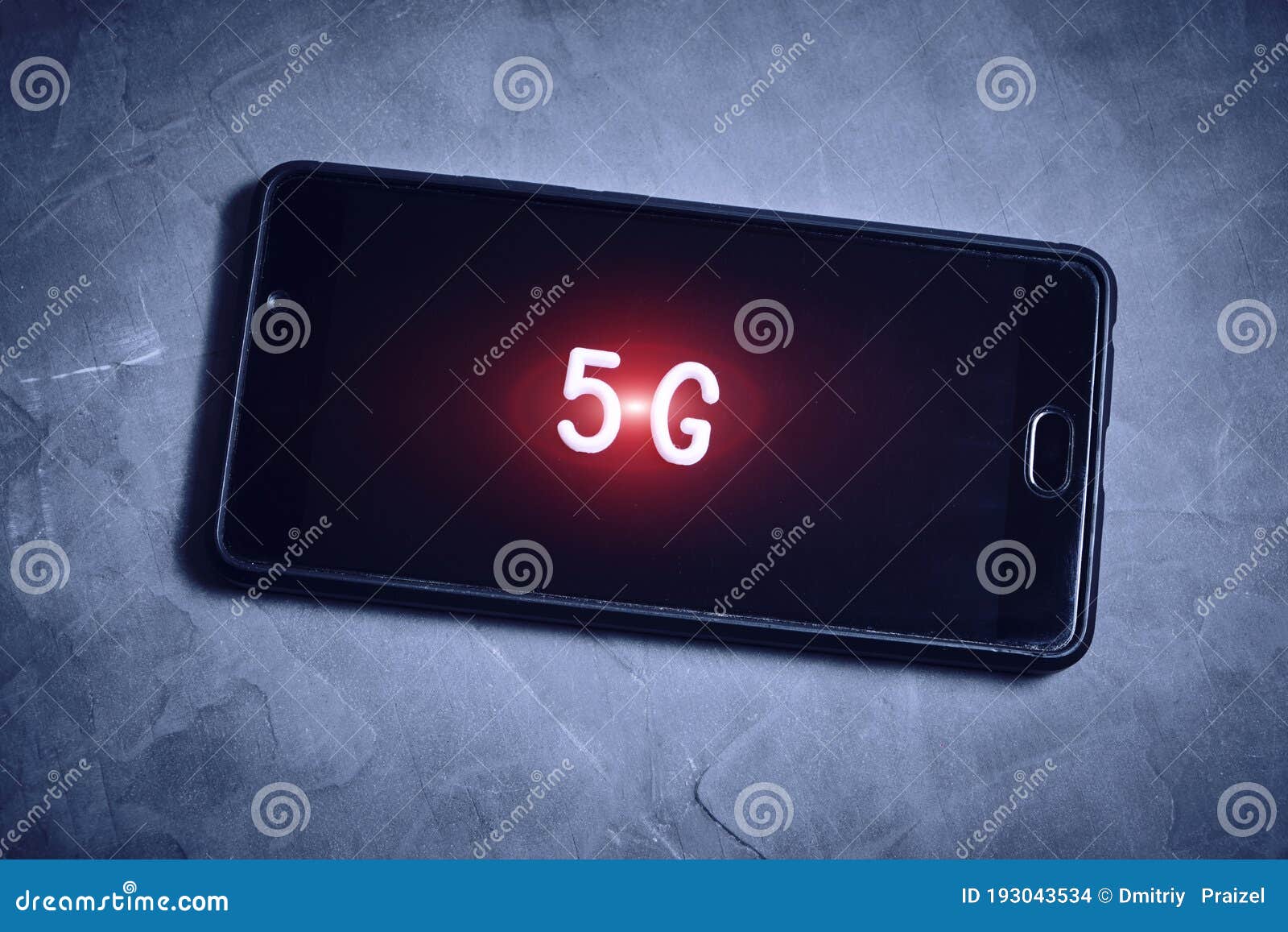 Cell Phone with 5G Network Support.Fifth-generation Cellular Service ...