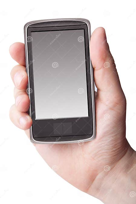 Cell Phone in Hand stock image. Image of portable, cellphone - 17022613