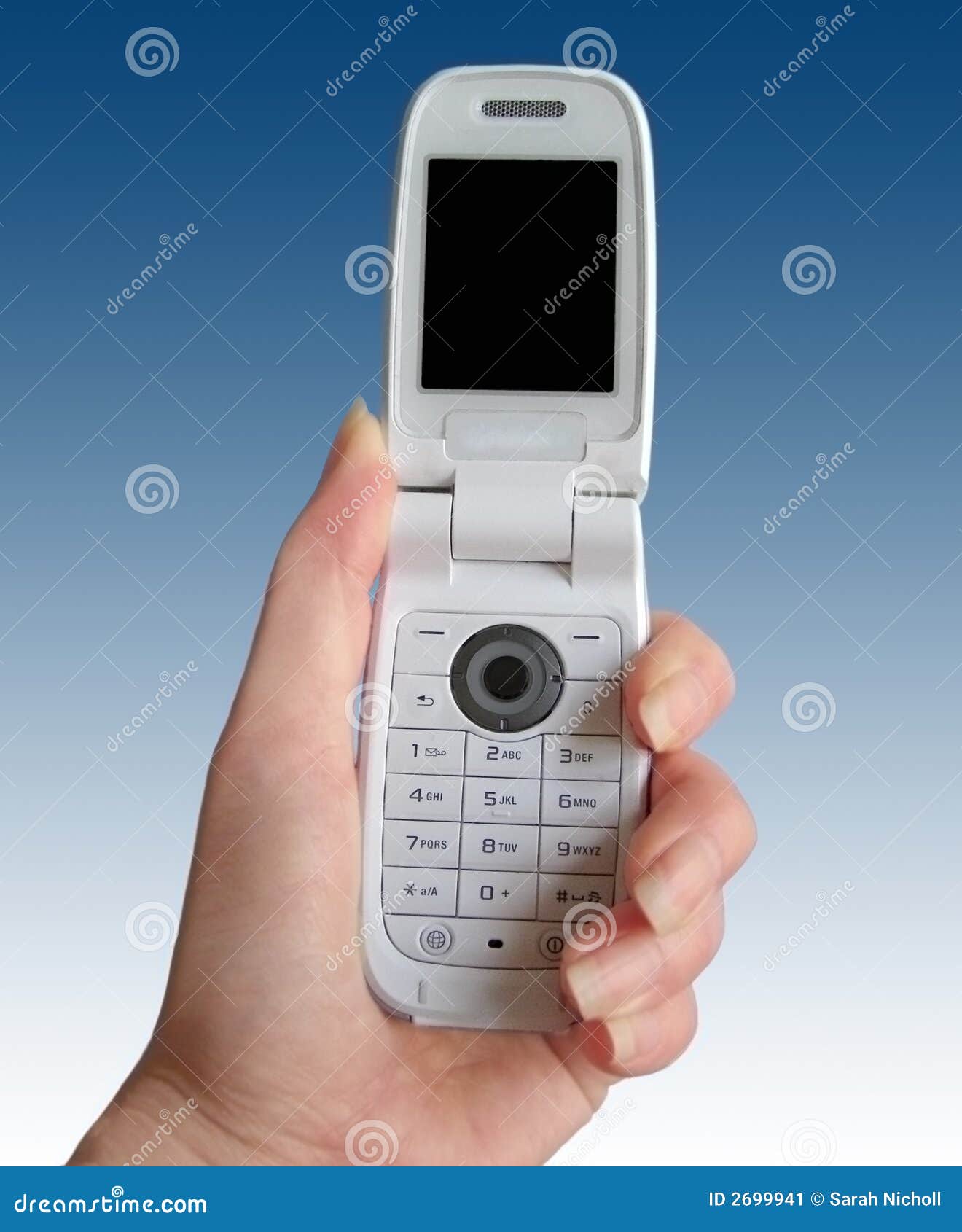 Cell phone in hand stock image. Image of contact, business - 2699941