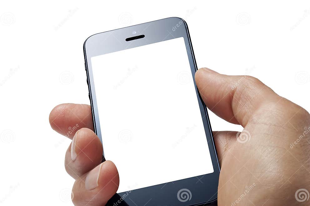 Cell Mobile Phone Hand stock image. Image of object, smart - 28016421