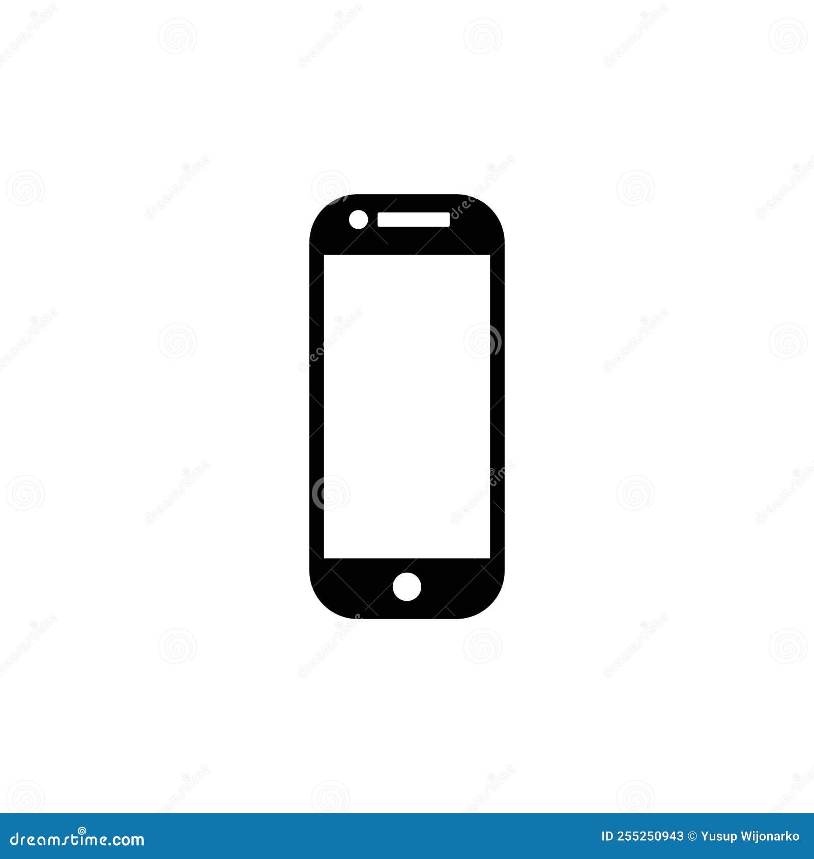 Cell Phone Icon Logo Vector Design Template Stock Vector - Illustration ...