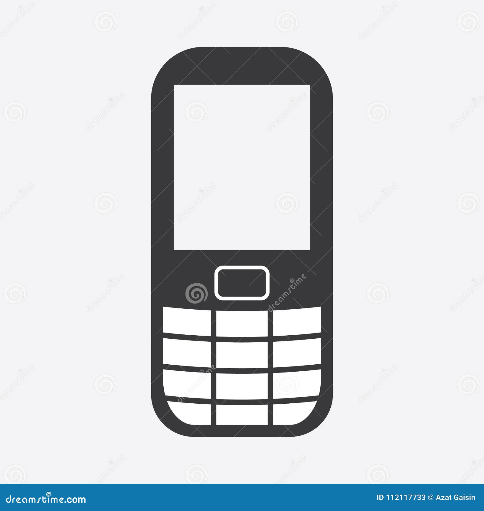 Cell Phone Icon. Mobile Phone Icon Stock Vector - Illustration of ...