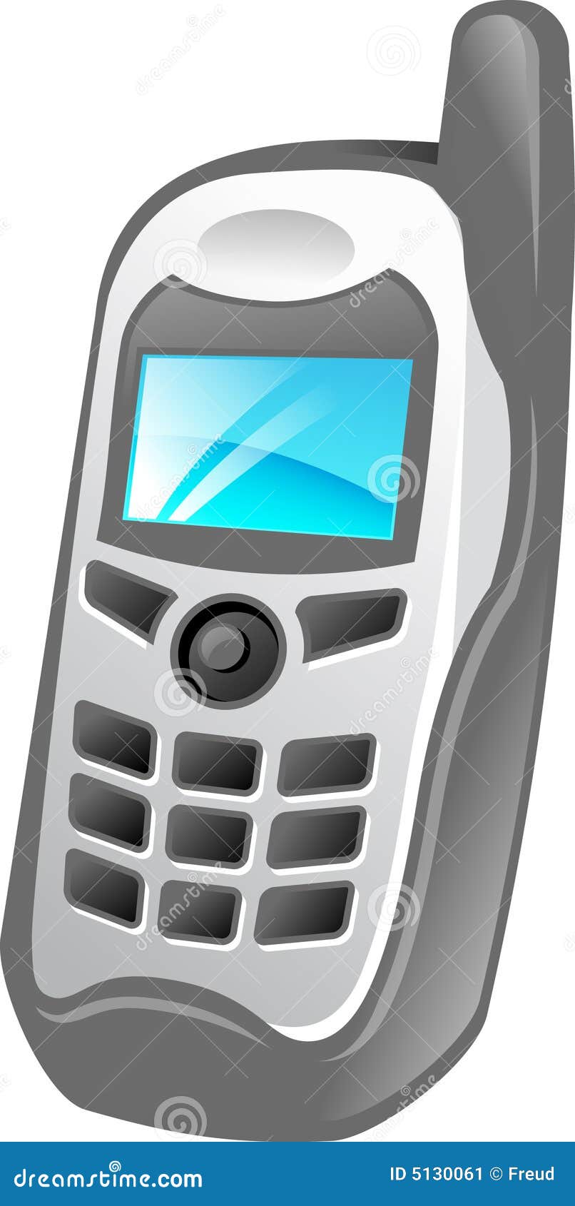 Cell Phone Illustration stock illustration. Illustration of technology ...