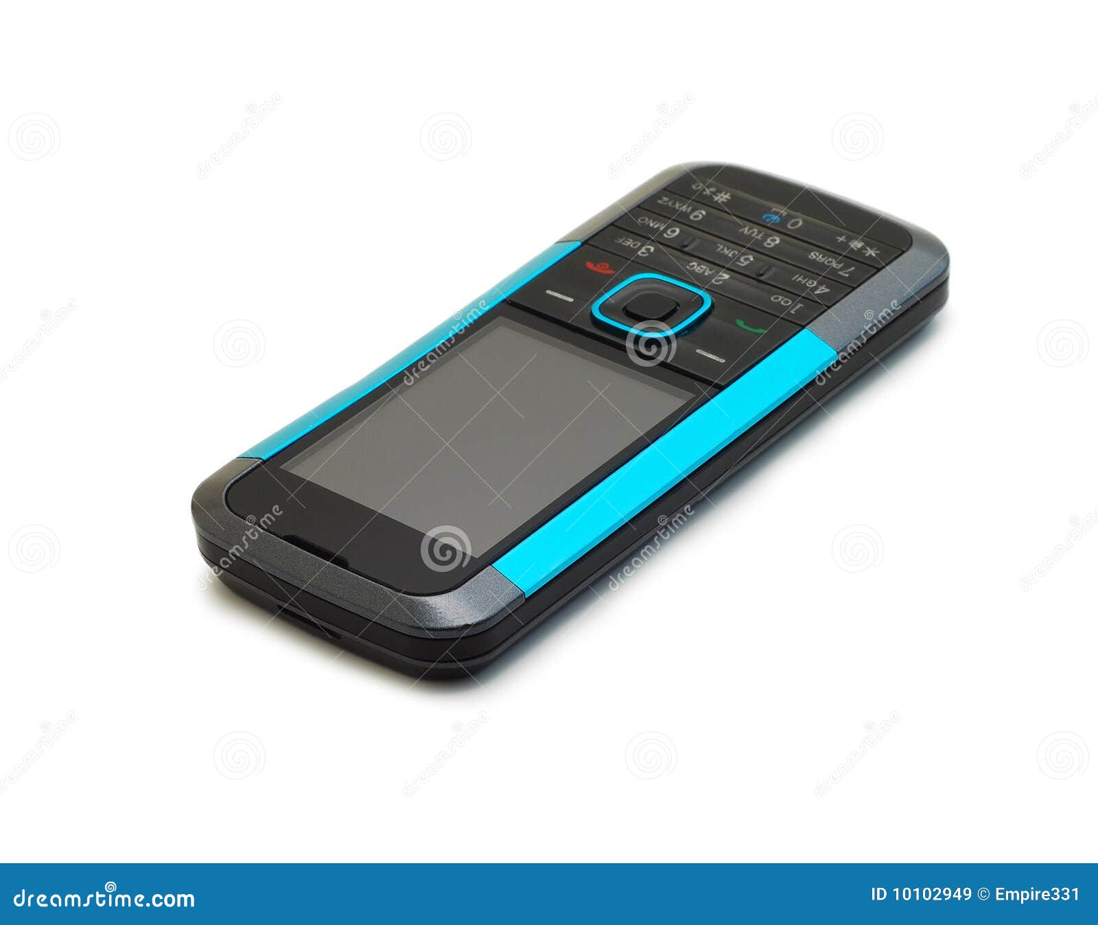 Cell phone isolated stock image. Image of phone, display - 10102949