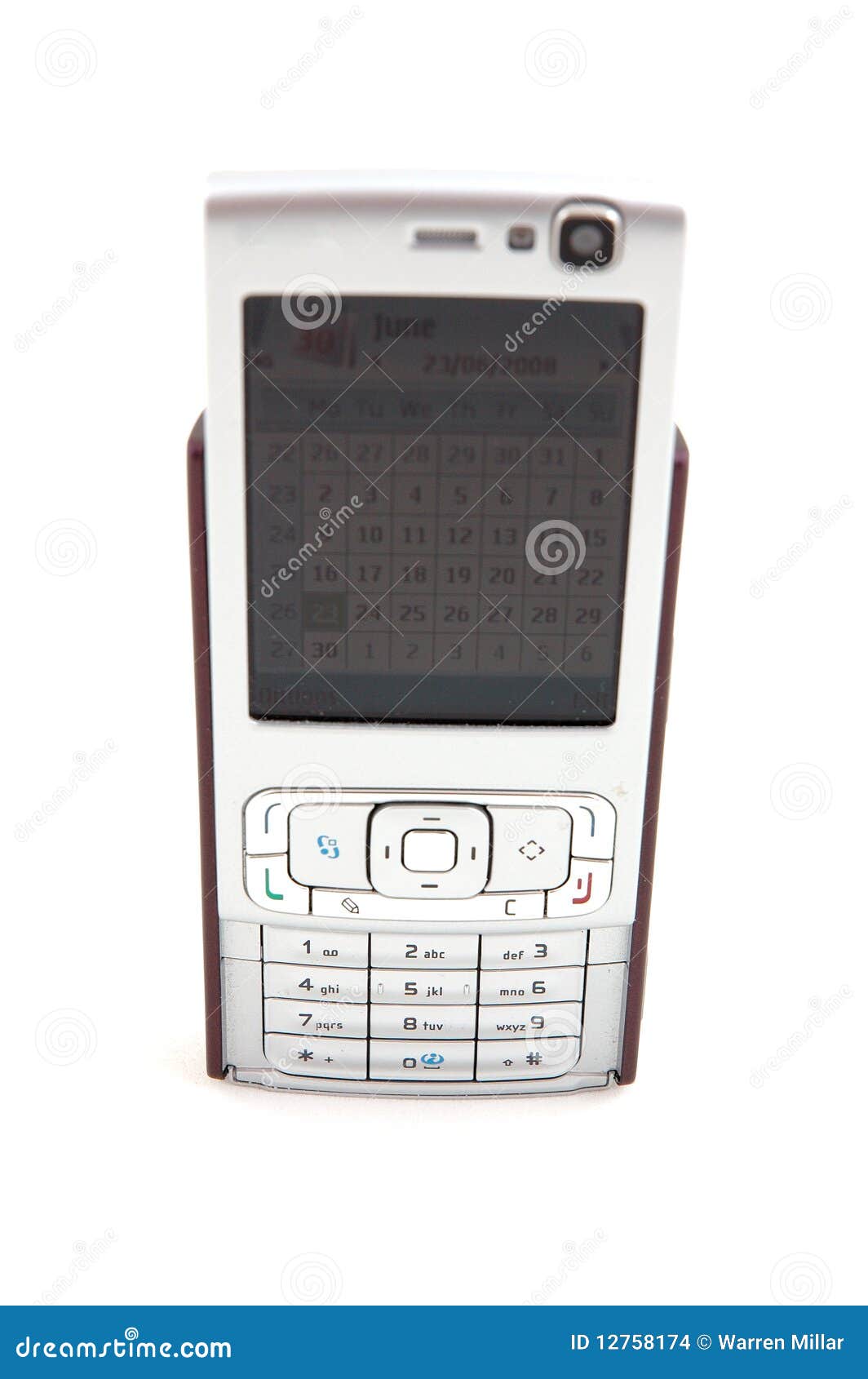 Cell phone isolated stock photo. Image of dial, mobile - 12758174