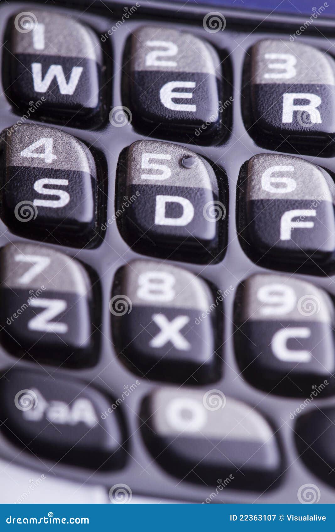 Cell phone keyboard stock image. Image of communicate - 22363107