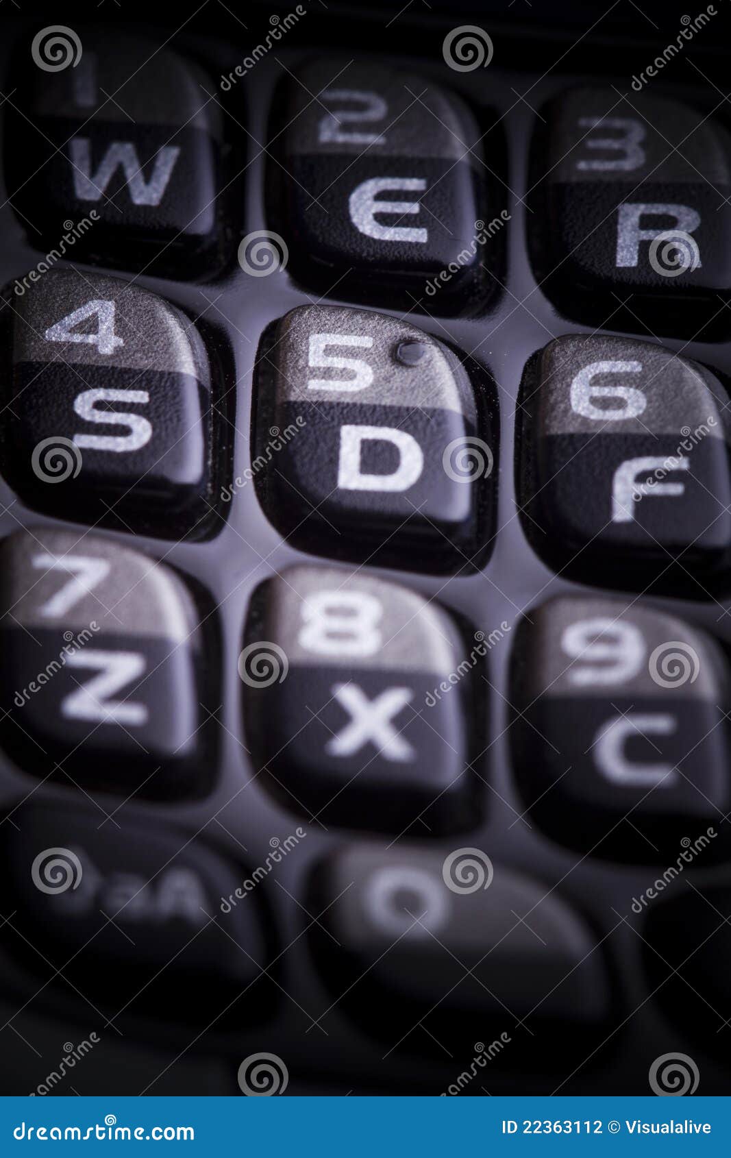Cell phone keyboard stock photo. Image of mail, internet - 22363112