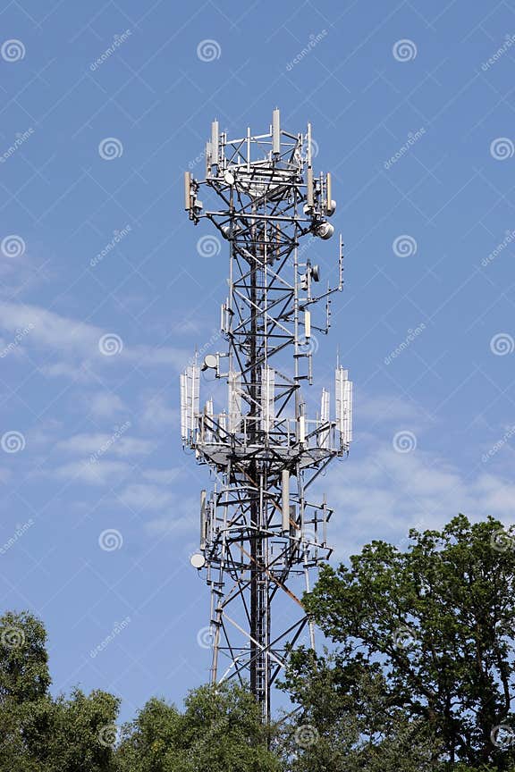 Cell Phone Mast stock photo. Image of probe, cellular, communication ...