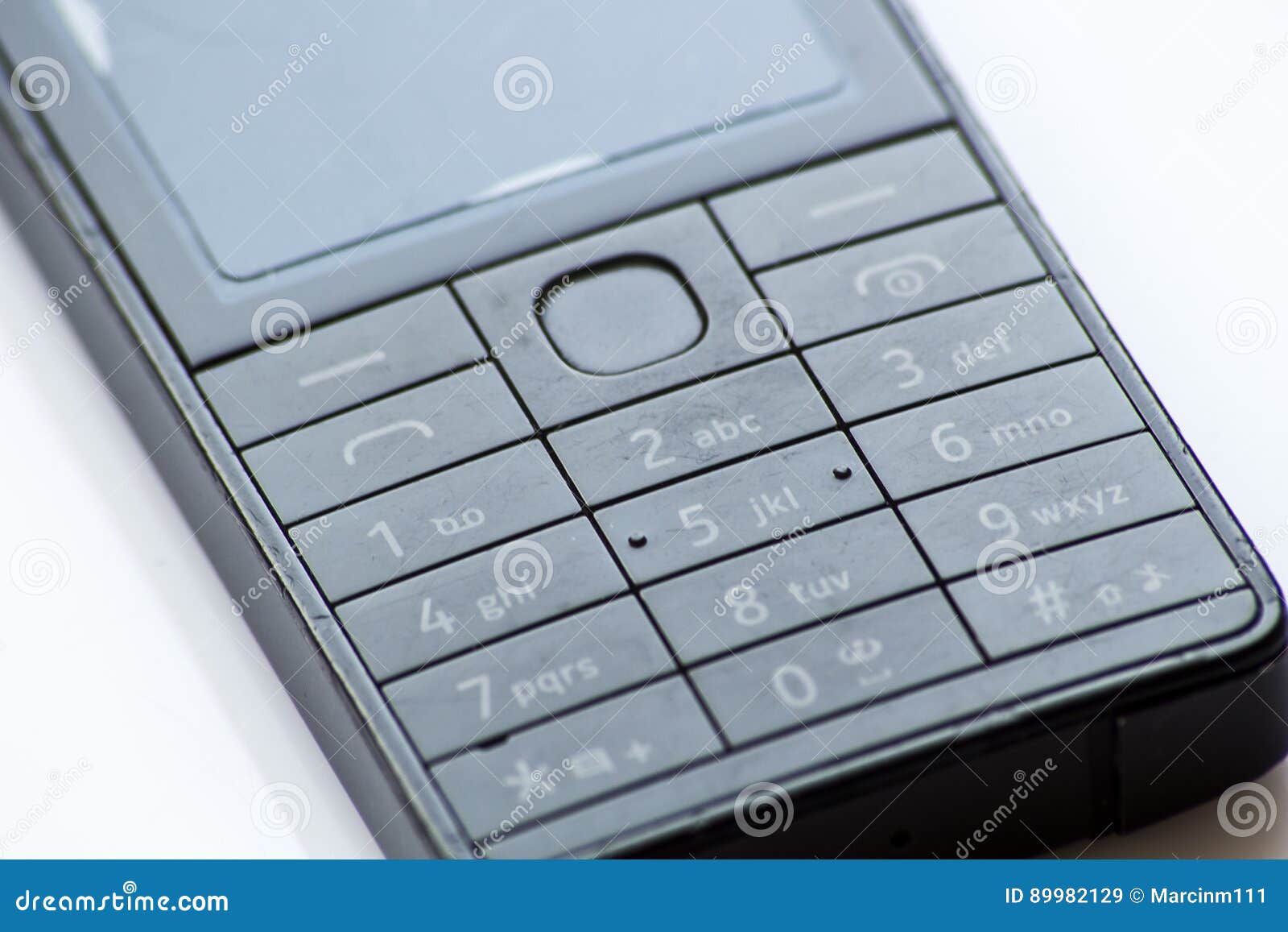 Cell Phone Numeric Keyboard Stock Image - Image of macro, mobile: 89982129