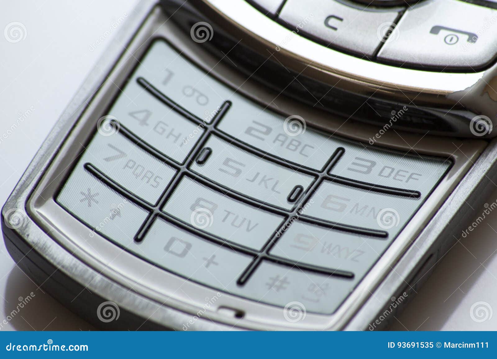 Cell Phone Numeric Keyboard Stock Image - Image of keypad, message ...