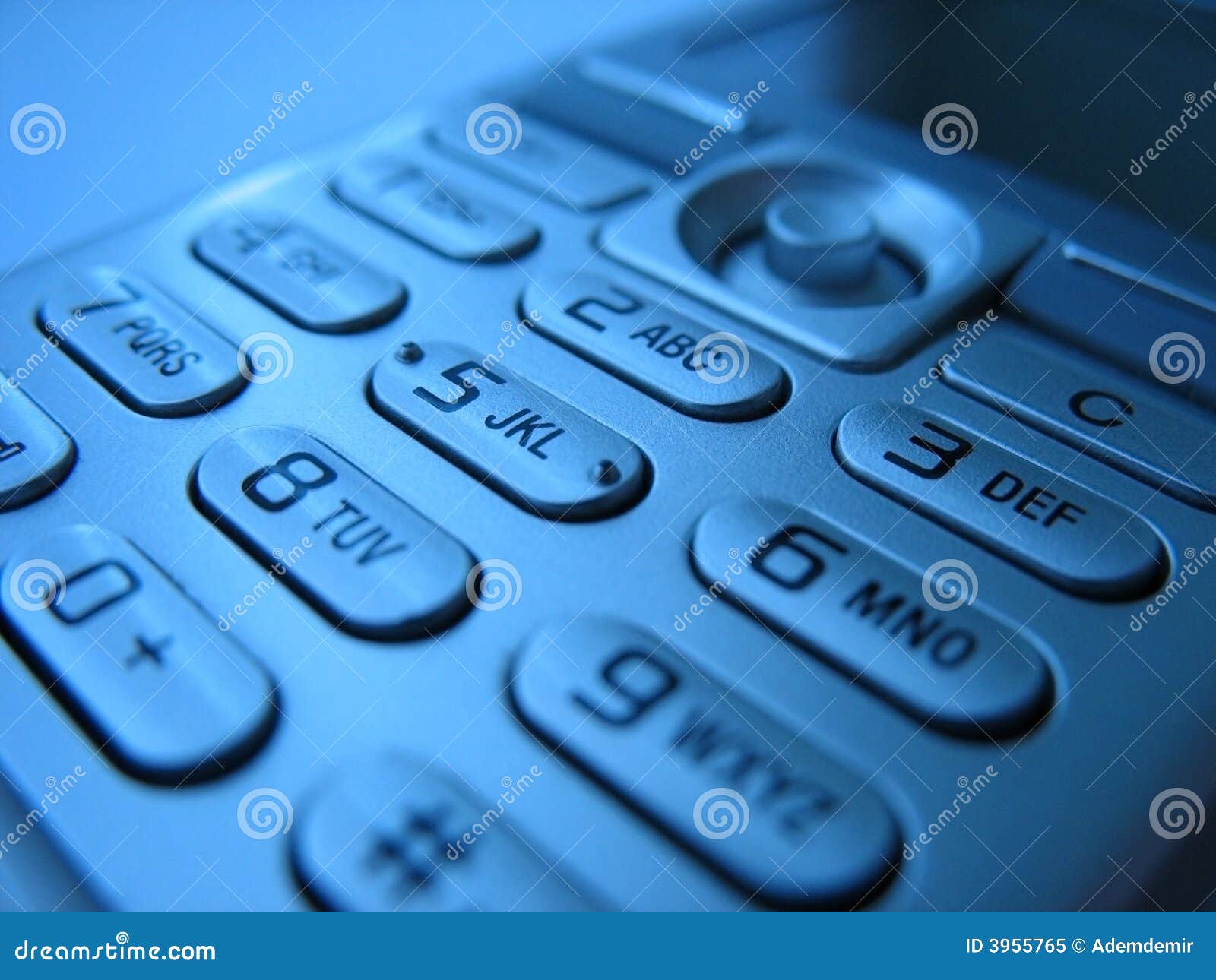Cell Phone Pads 4 stock image. Image of dial, blue, cell - 3955765