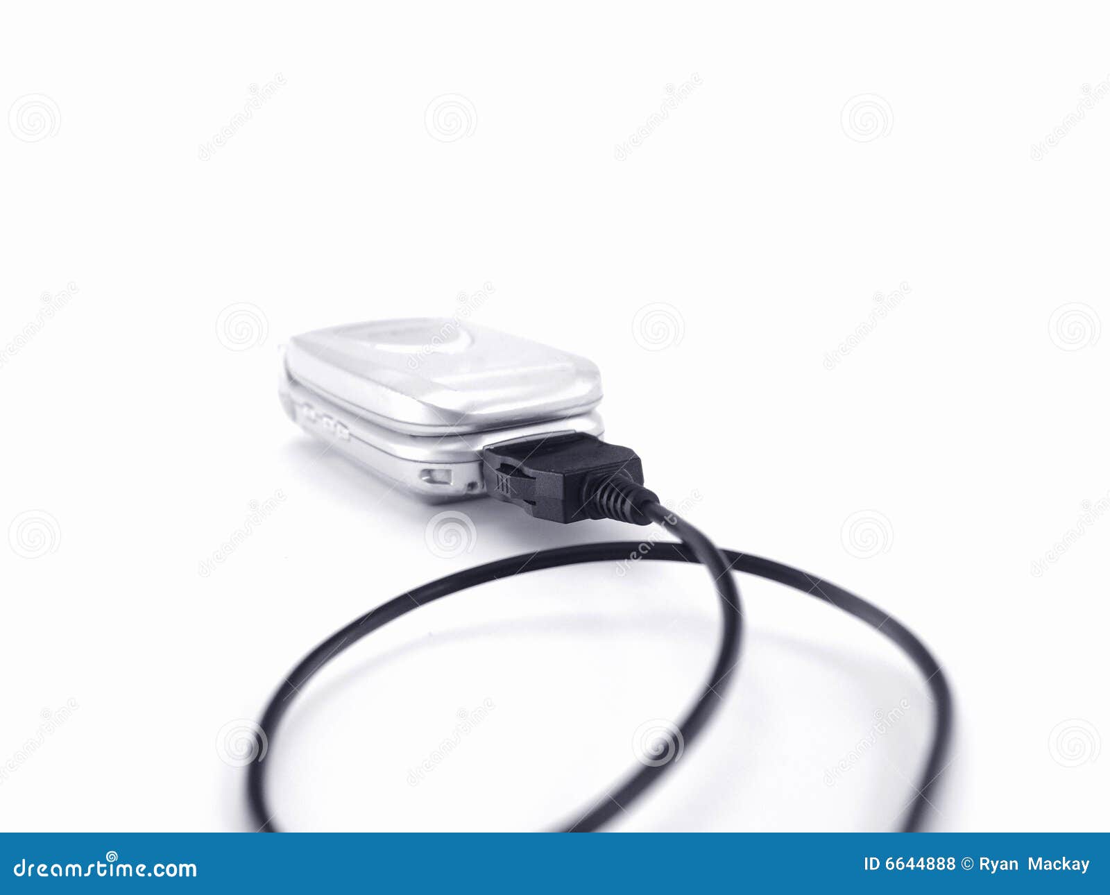 Cell Phone with Power Supply Stock Photo - Image of electricity ...