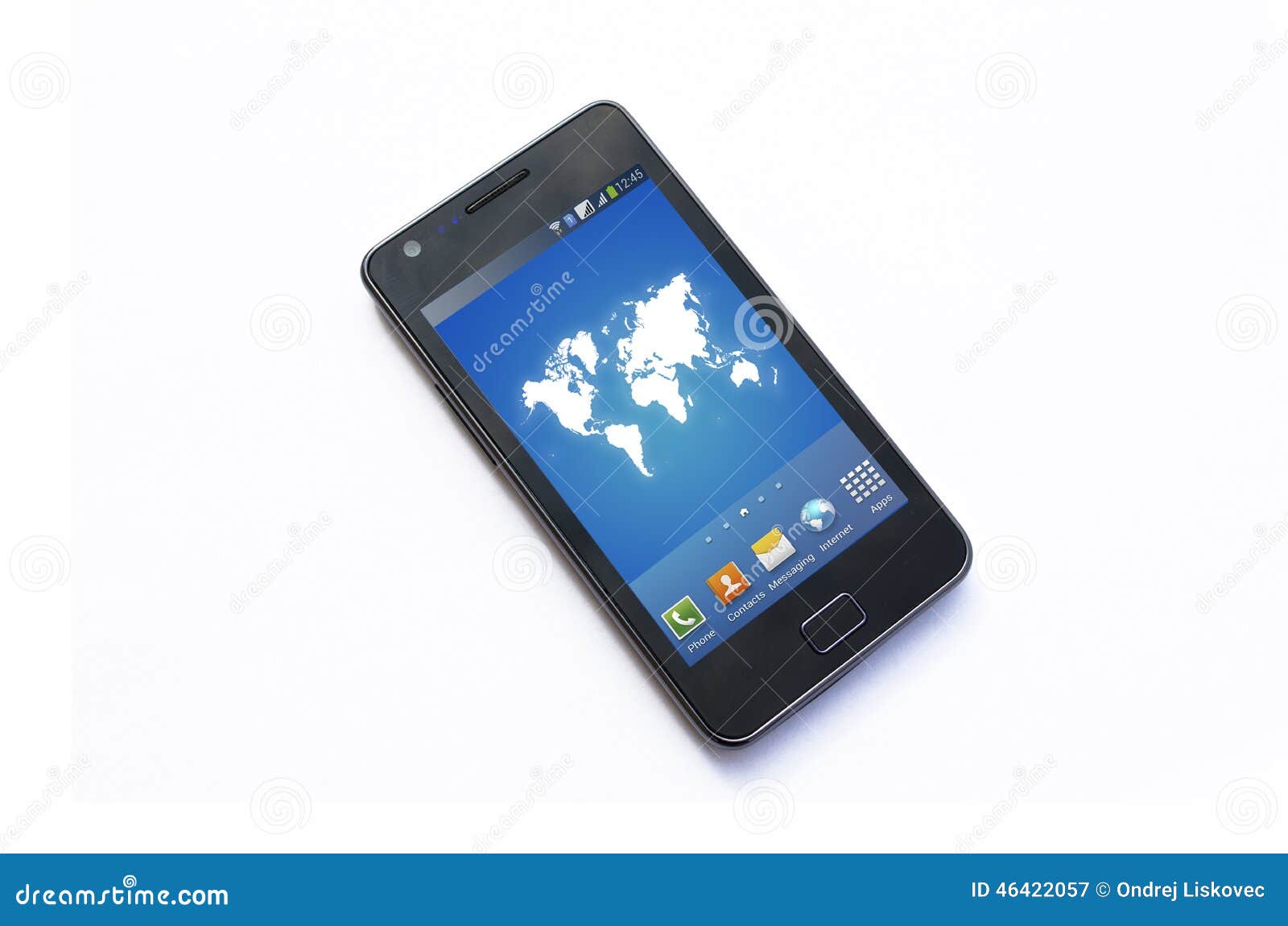 Cell phone ready to call stock image. Image of mobile - 46422057