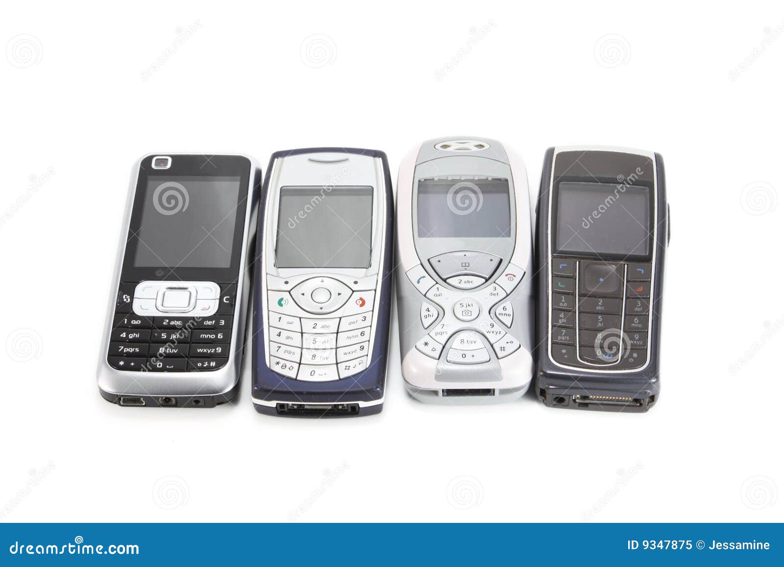 Cell phones stock image. Image of camera, communication - 9347875