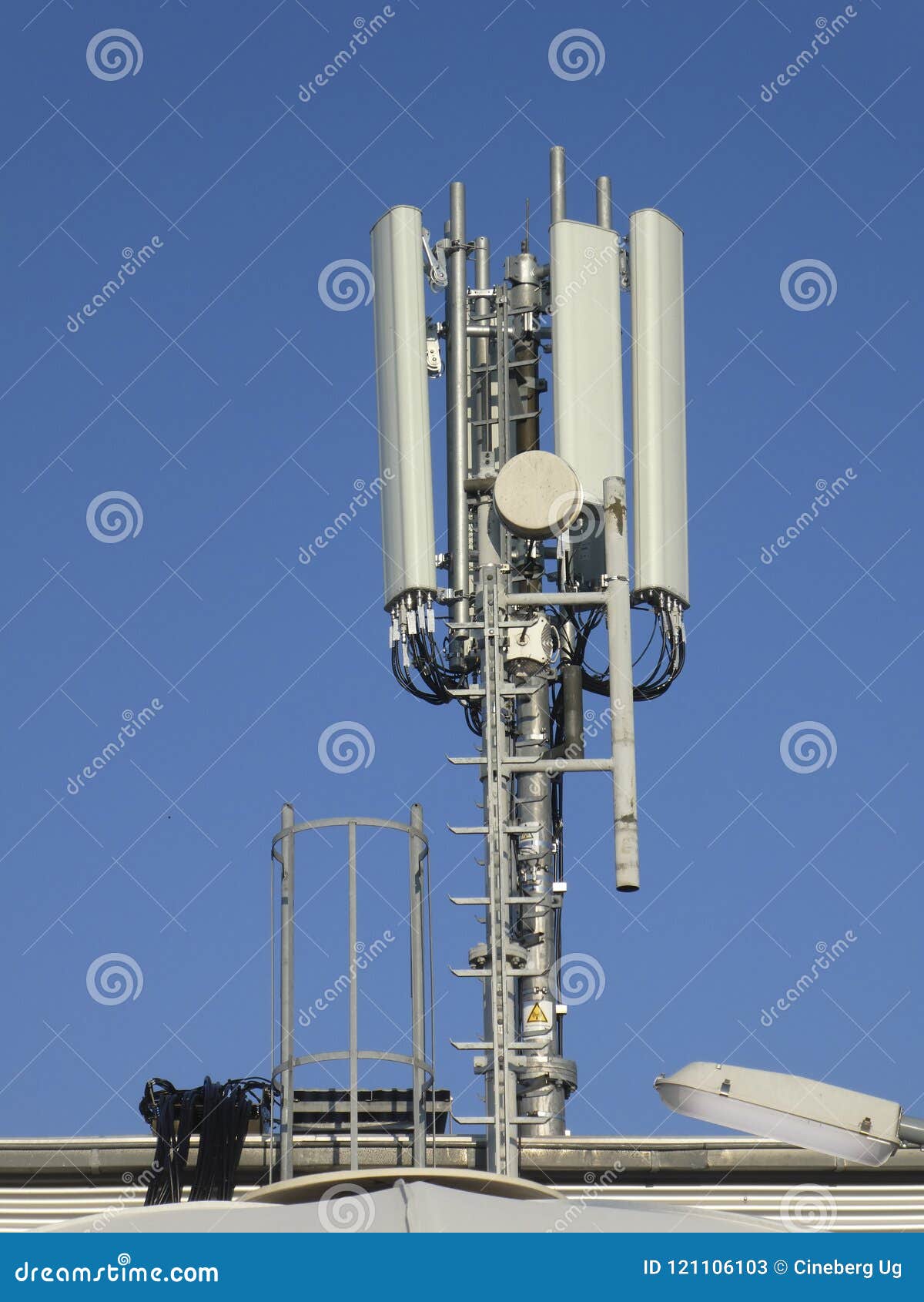 Cell site stock image. Image of broadcasting, environment - 121106103
