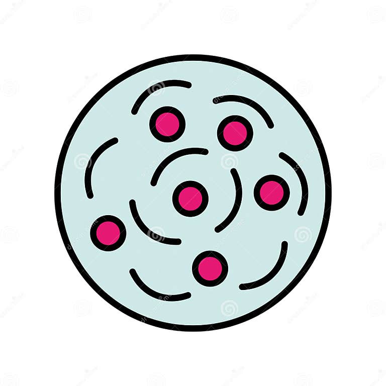 Cell Structure Isolated Icon Stock Illustration - Illustration of ...
