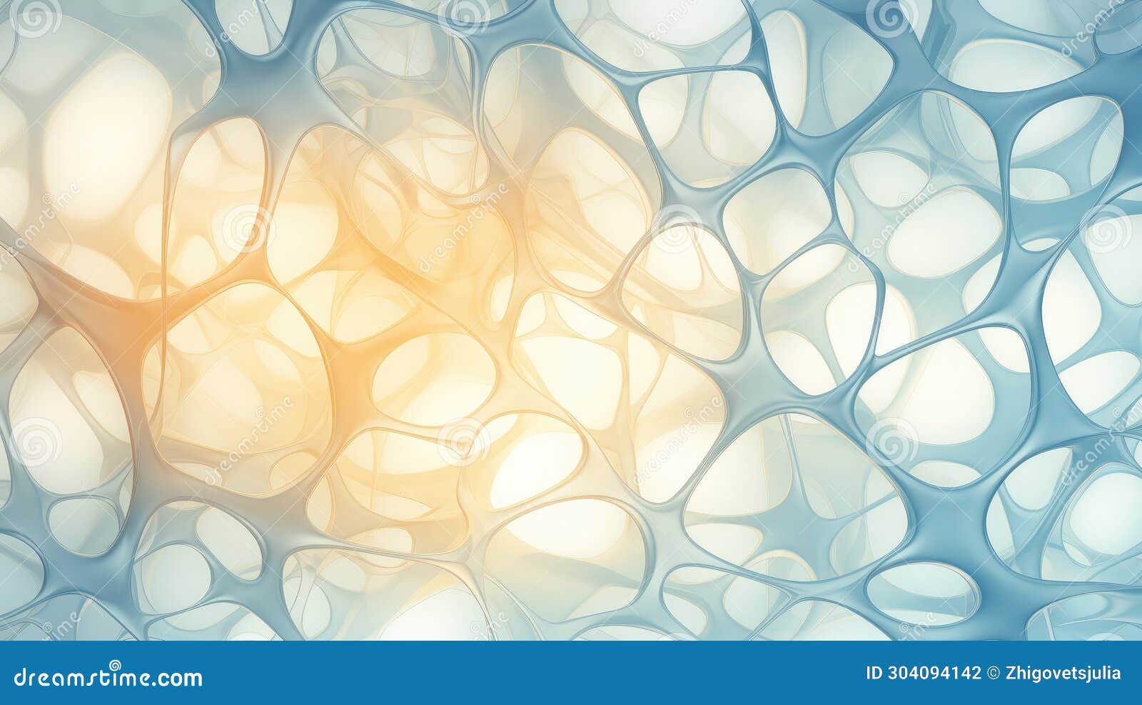 Cell Structure Science Banner on Background with Copy Space. Medical ...