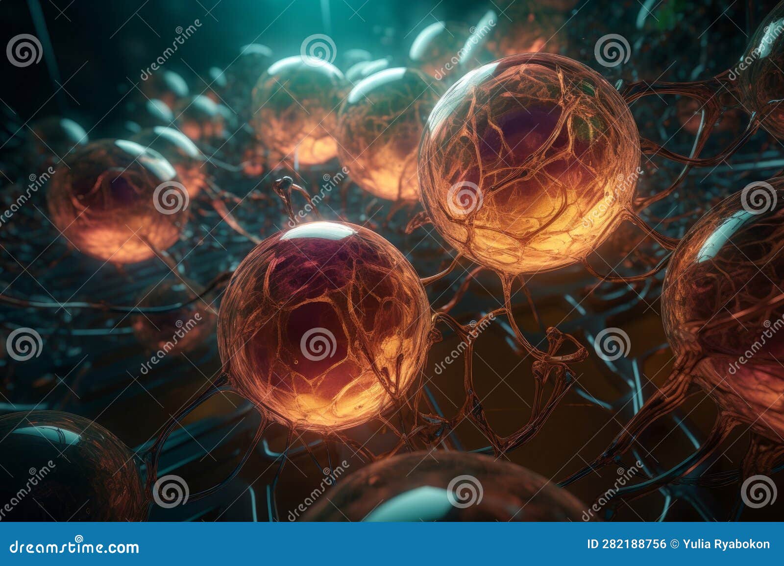 Cell Style Human. Generate Ai Stock Photo - Image of generated ...