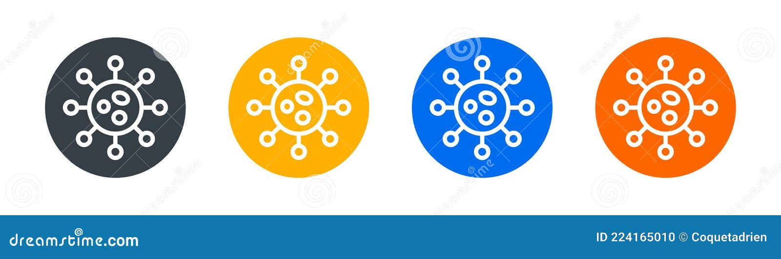 Cell symbol. stock vector. Illustration of advertising - 224165010