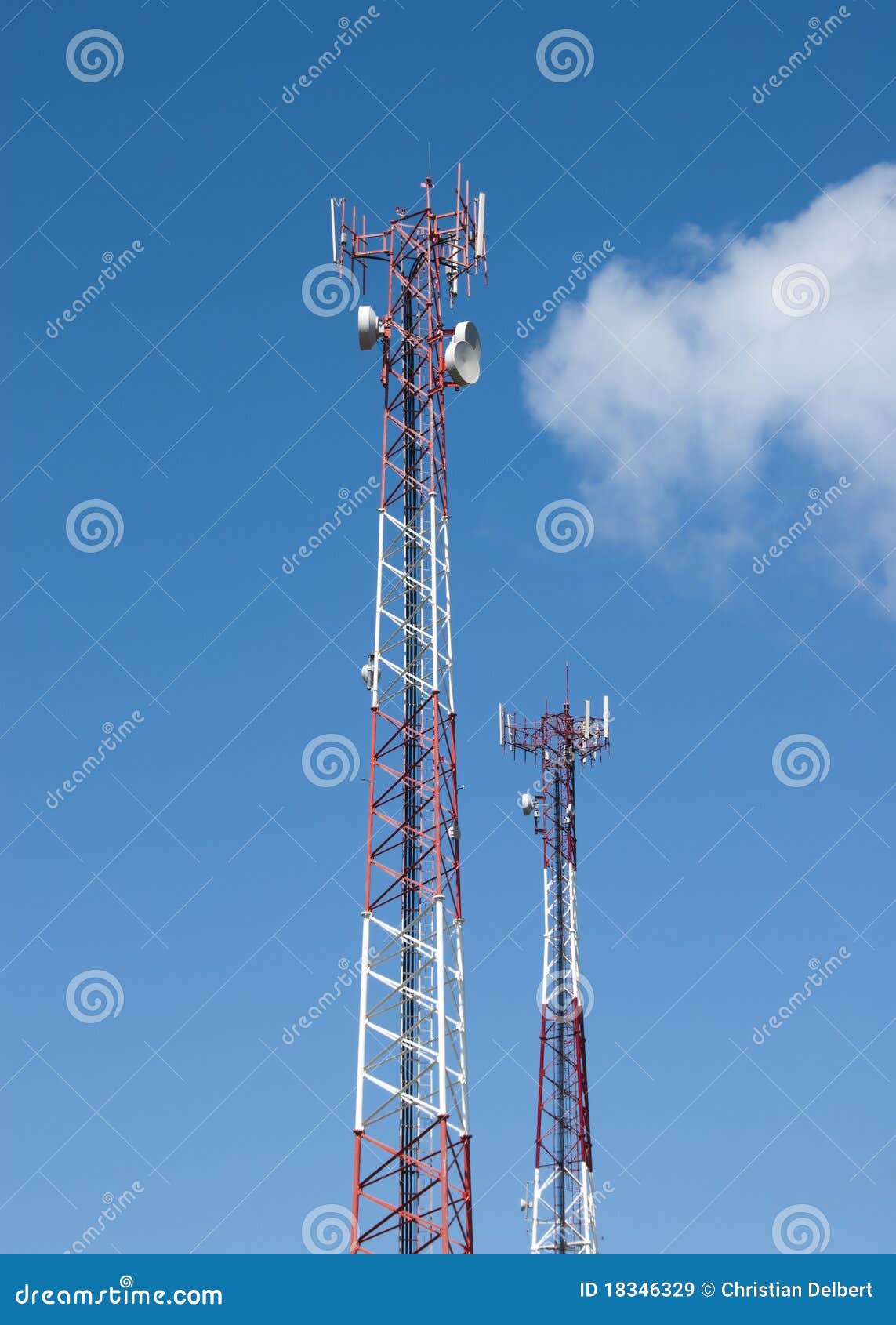 Cell tower stock image. Image of mobile, cell, frequency - 18346329