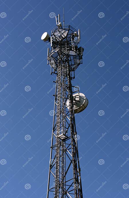 Cell tower stock image. Image of contact, electronic, cellural - 3280323