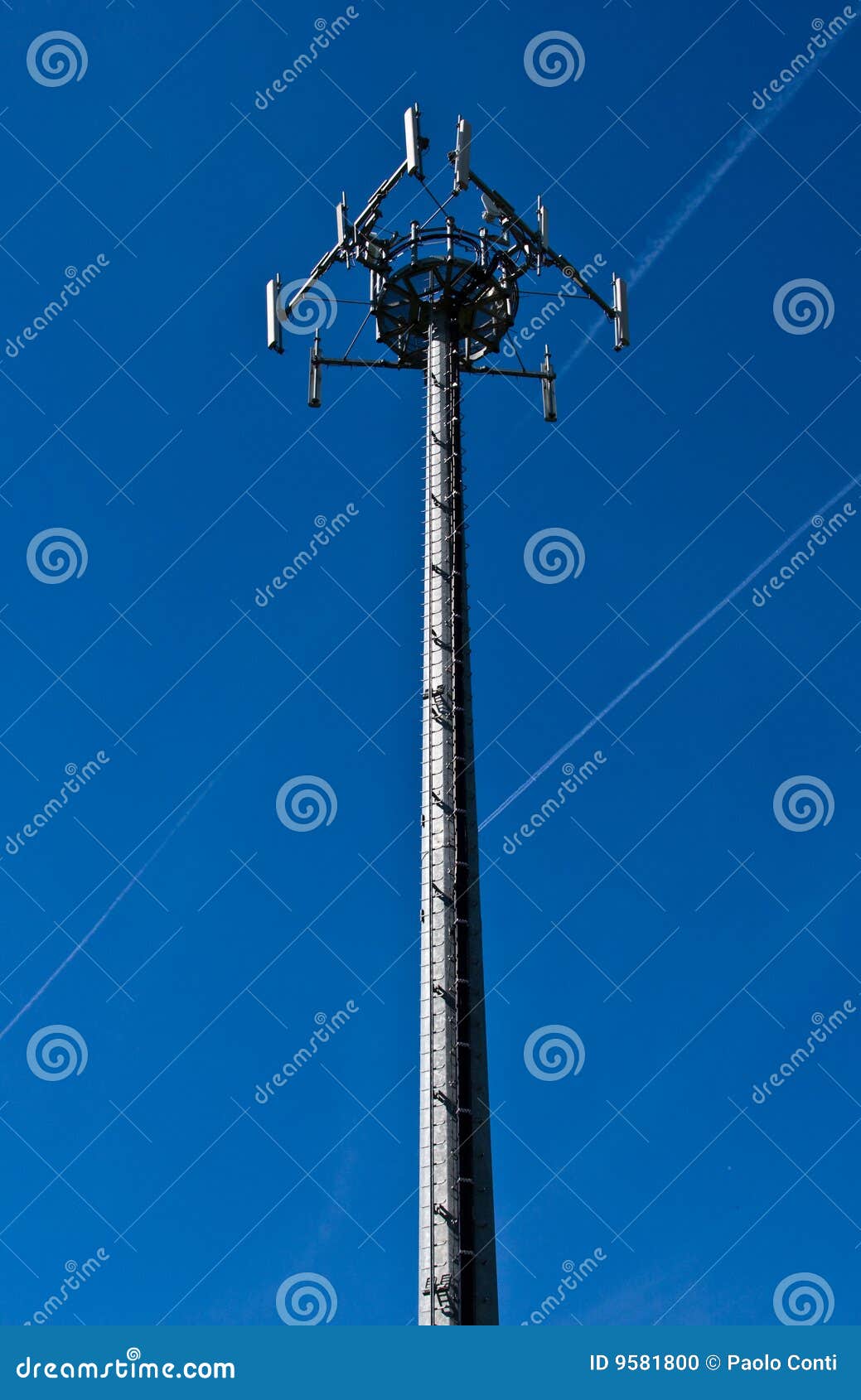 Cell Tower stock photo. Image of global, megahertz, telephone - 9581800