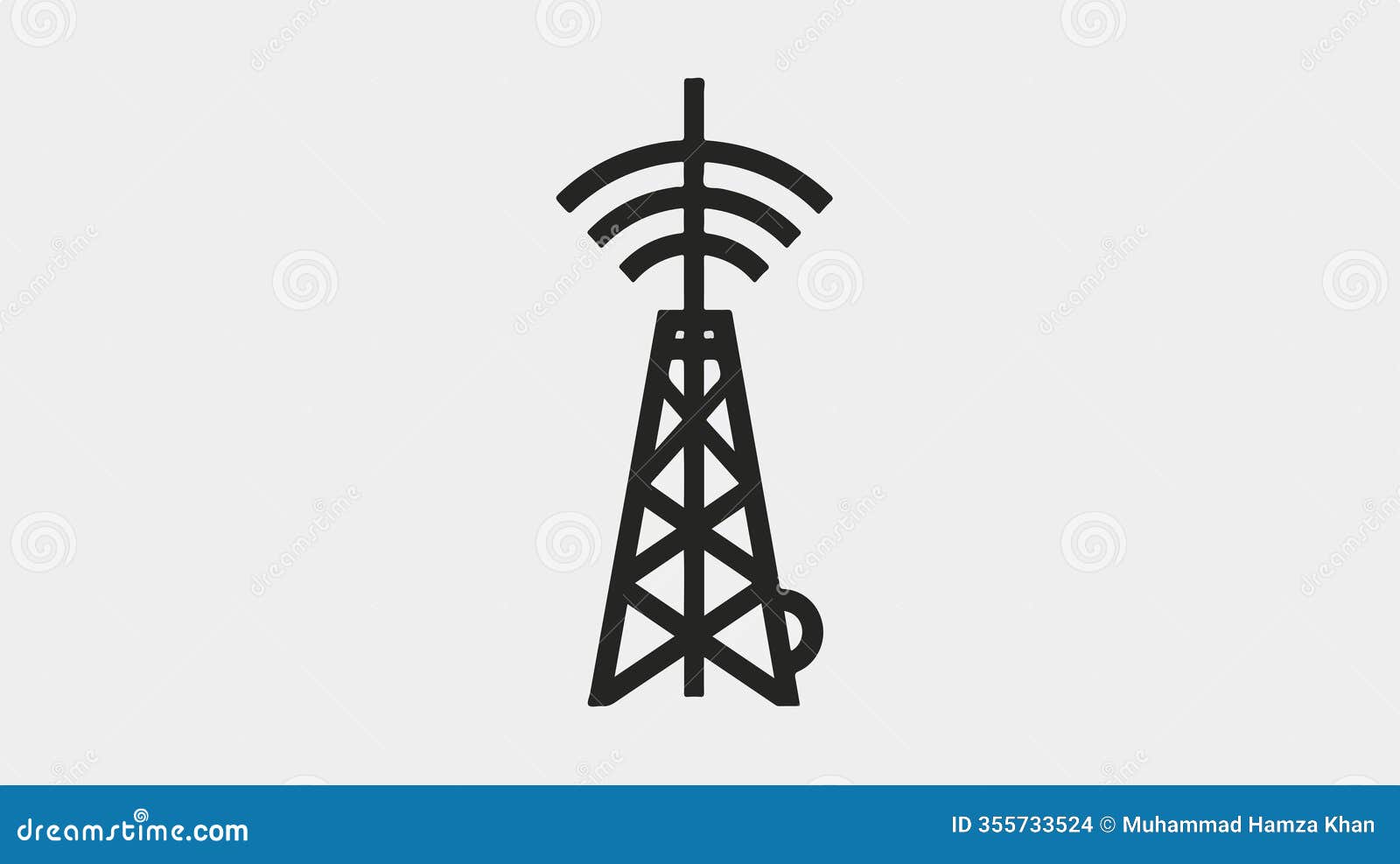 Cell Tower Communication Icon for Professional Use Stock Vector - Illustration of telecoms ...